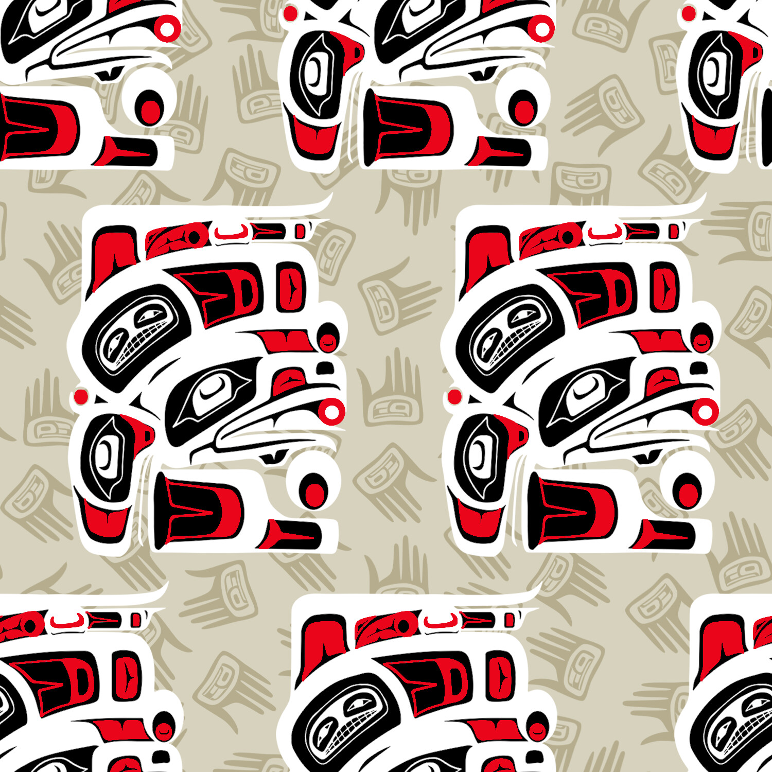 Cret - Fabric Swatches for Cree Nisga'a Clothing
