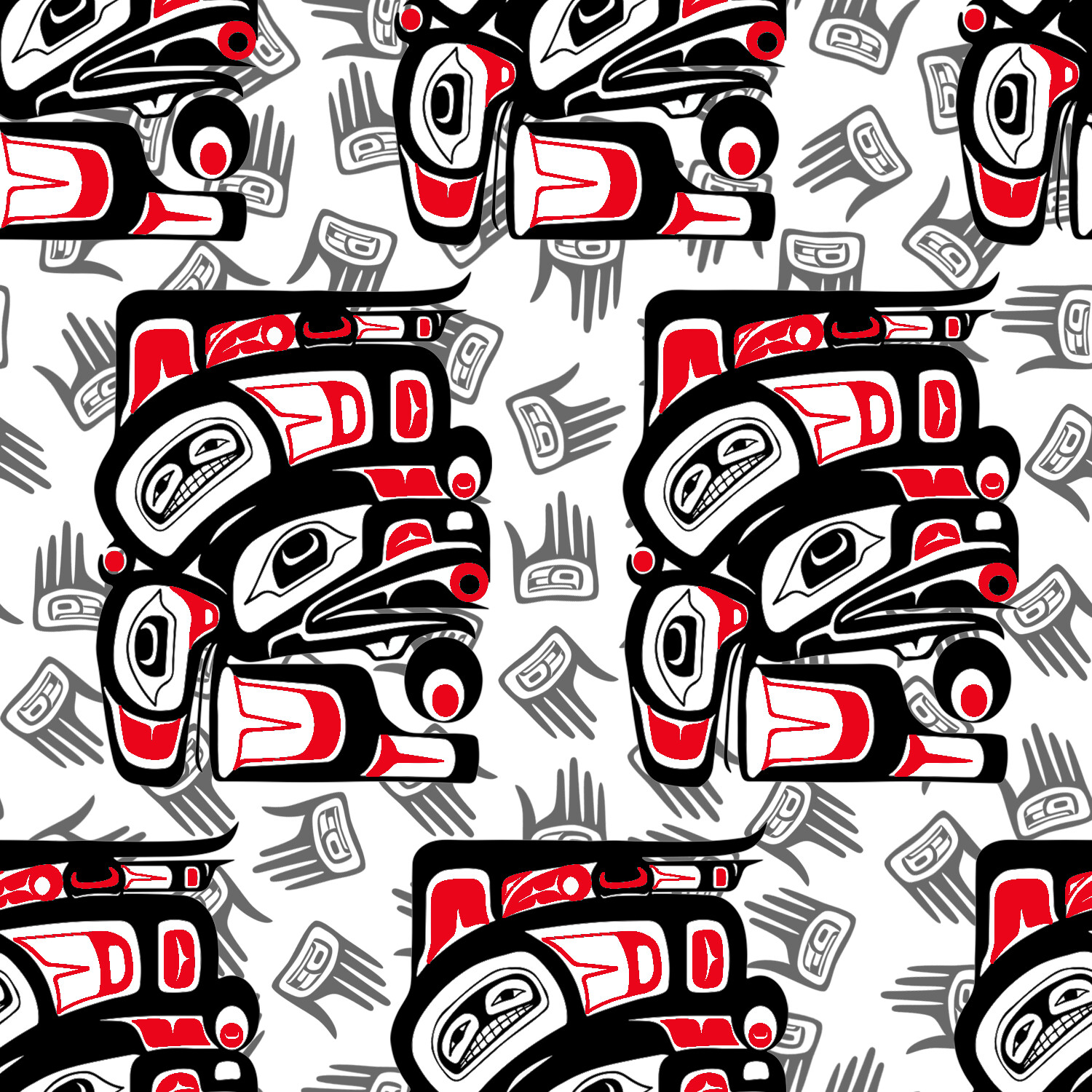 Cret - Fabric Swatches for Cree Nisga'a Clothing
