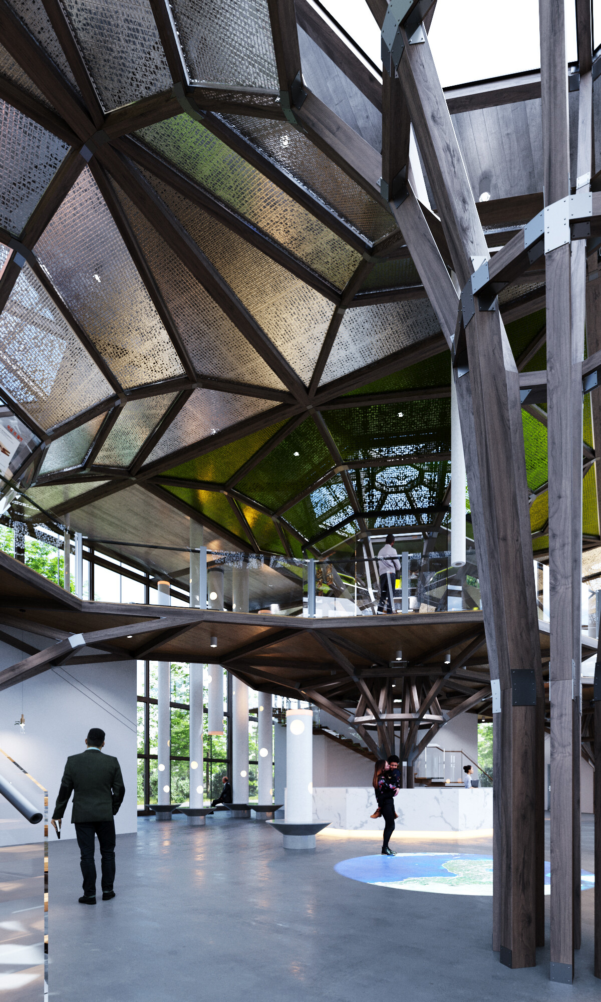 ArtStation - Forest Museum Interior