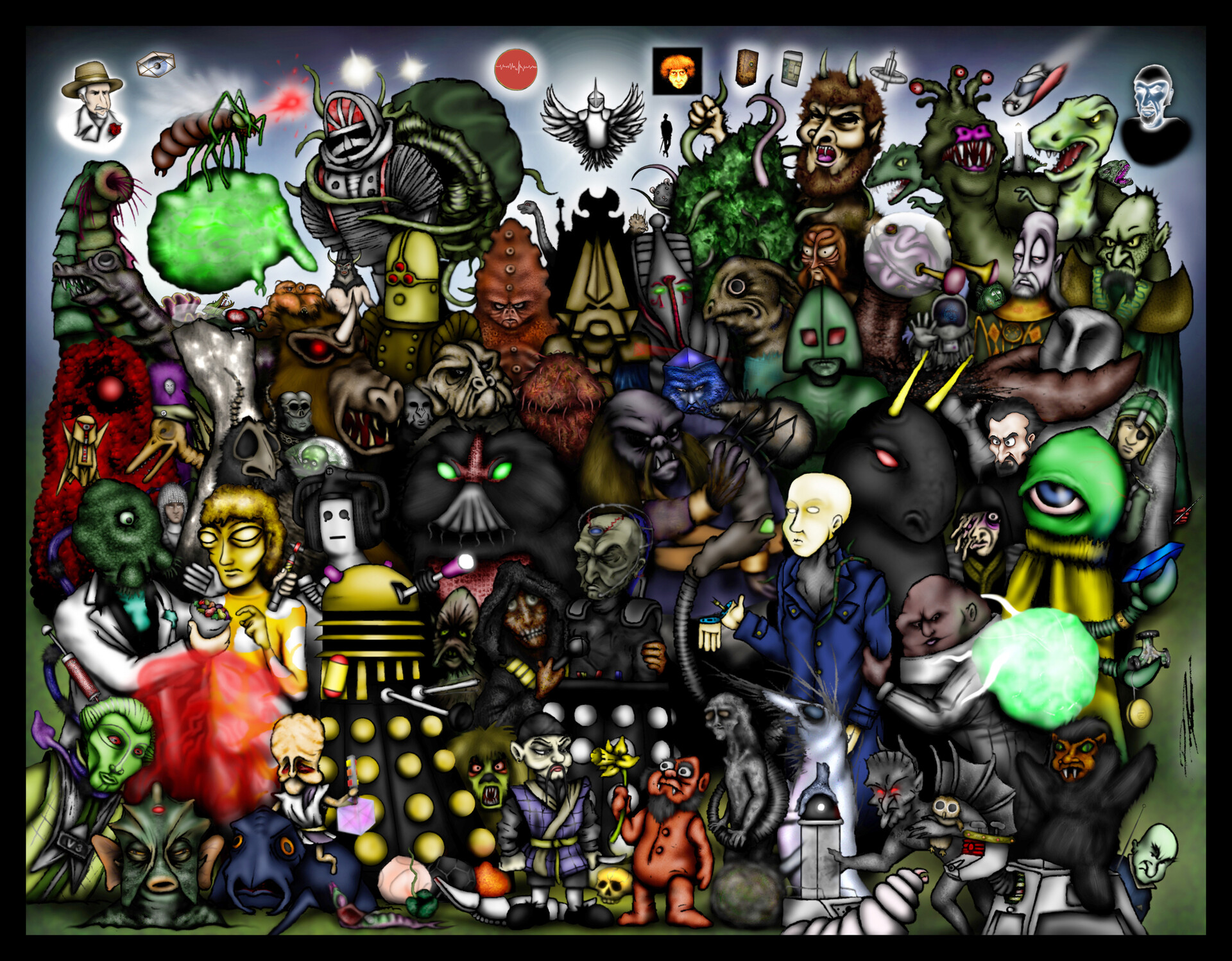 Apocalypse Cartoons Illustrations - Doctor Who: All the Creatures of ...