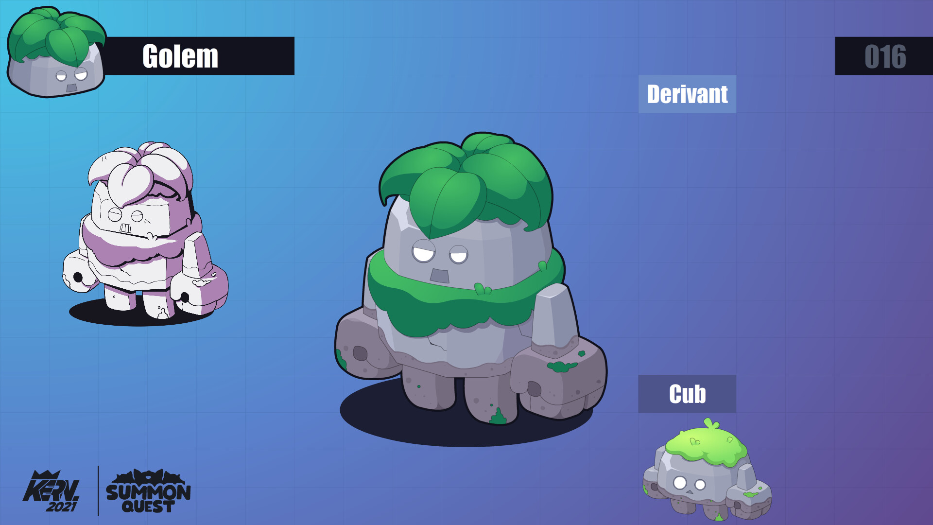 ArtStation - 《Summon Quest》_The character design of the game