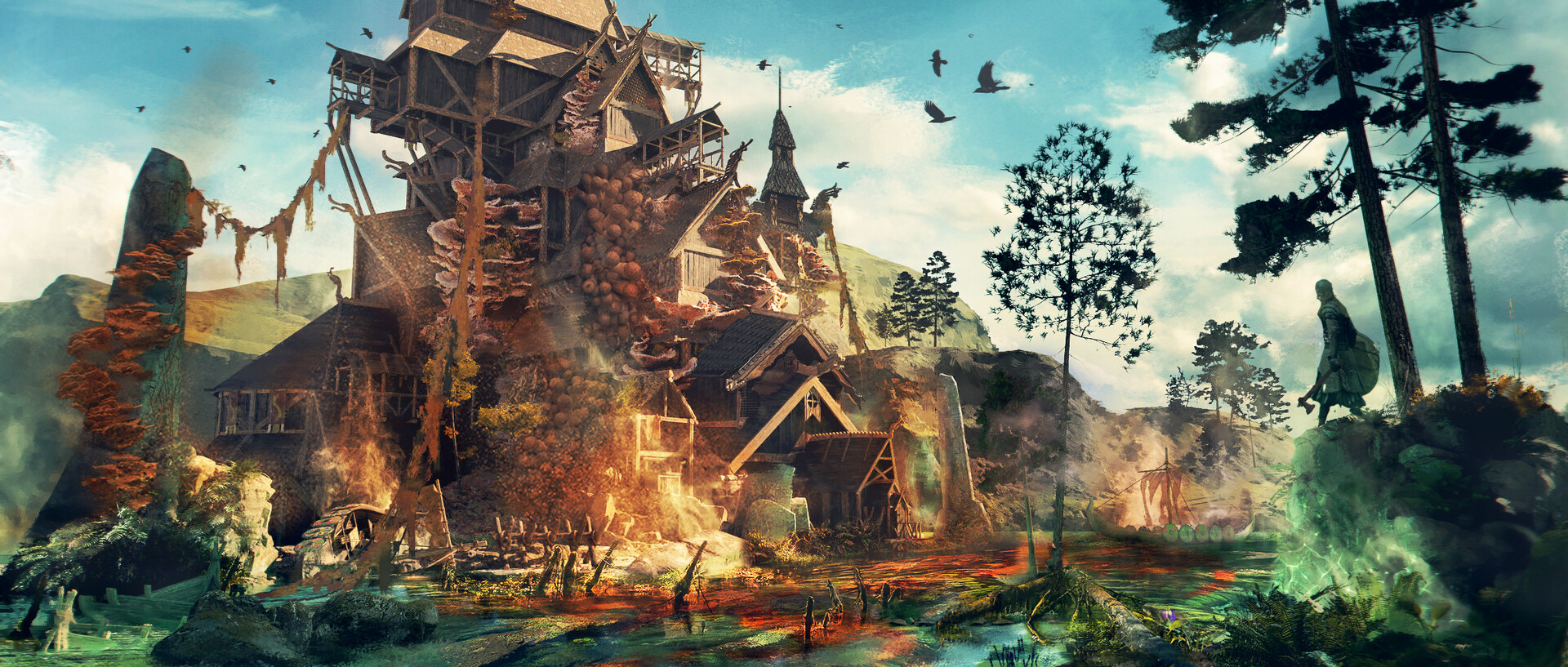 ArtStation - Nordic Corrupted Tower