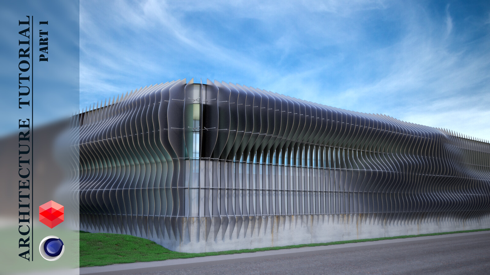 ARCMOTION - CINEMA 4D TUTORIAL - ARCHITECTURE PARAMETRIC MODELING - ZAHNER FACTORY - PART 1