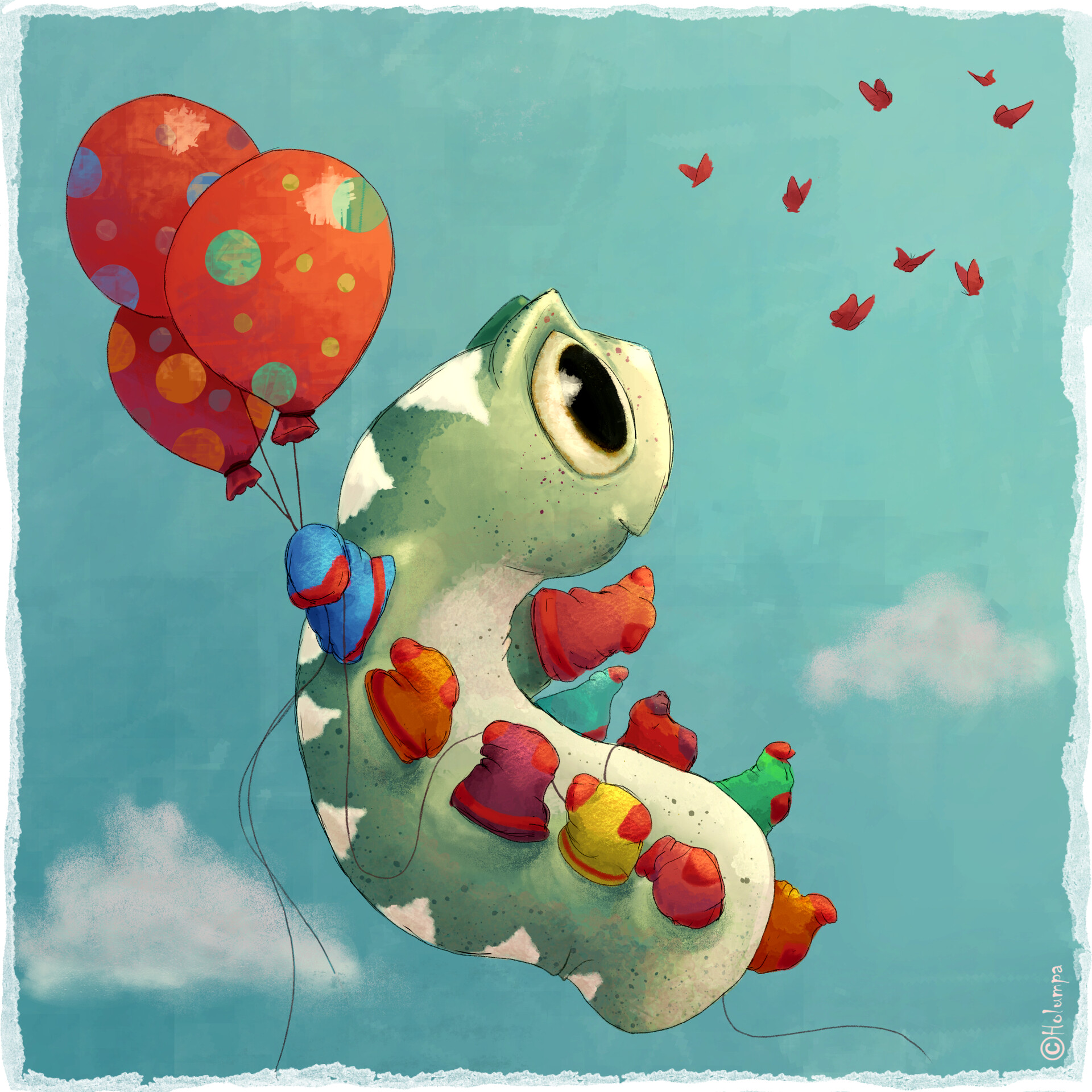 ArtStation - Flying Caterpillar