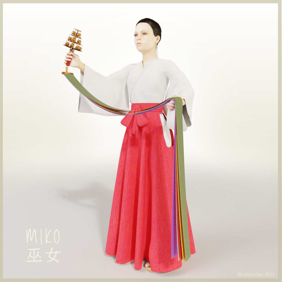 Michael Klee - MIKO 巫女 Japanese Shrine Maiden