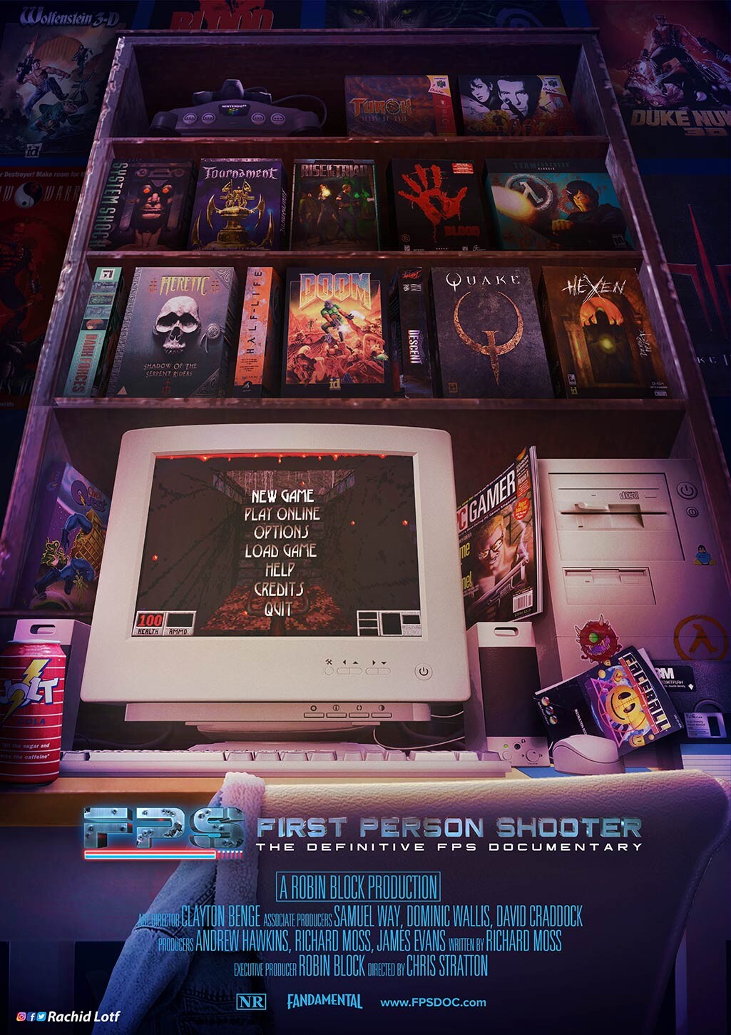 Rachid Lotf - FPS: First Person Shooter Documentary, Cover Art.