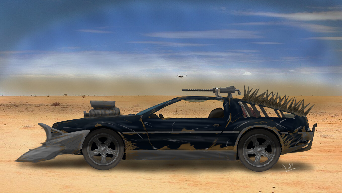 ArtStation - Mad Max Car concept