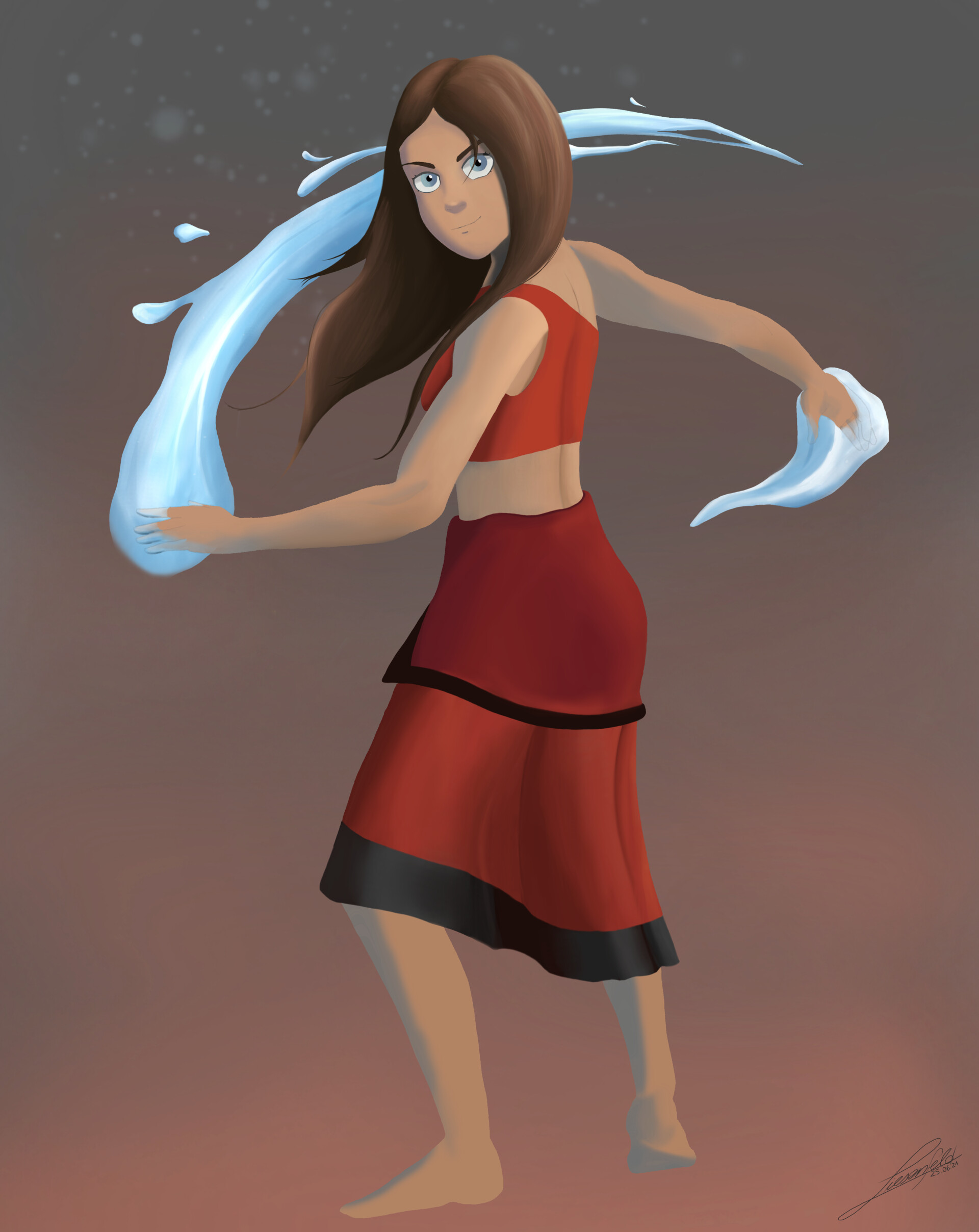 Artstation Katara Fire Nation