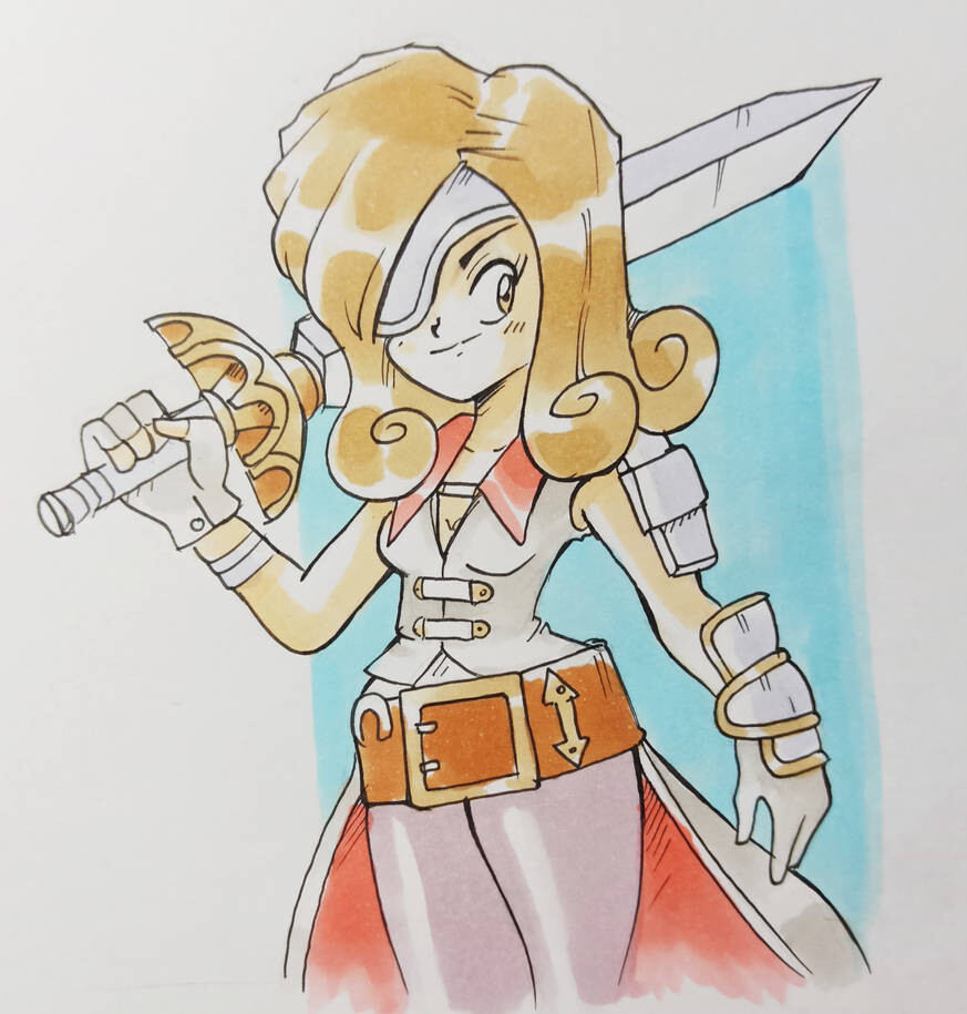 ArtStation - Beatrix from Final Fantasy 9