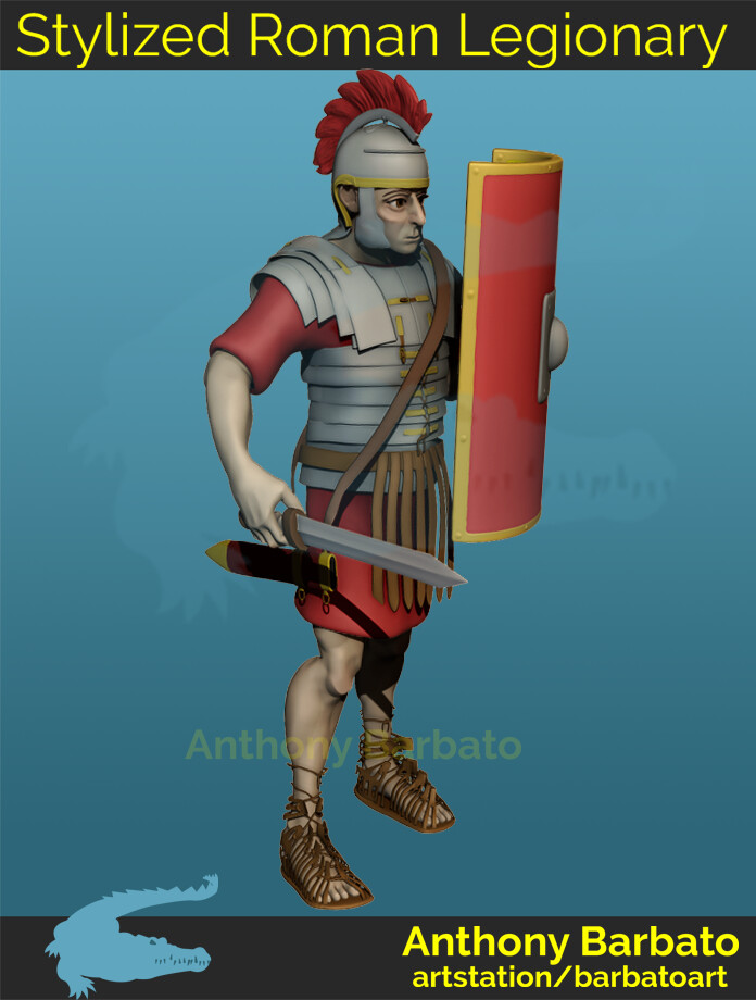 ArtStation - Stylized Roman Legionary