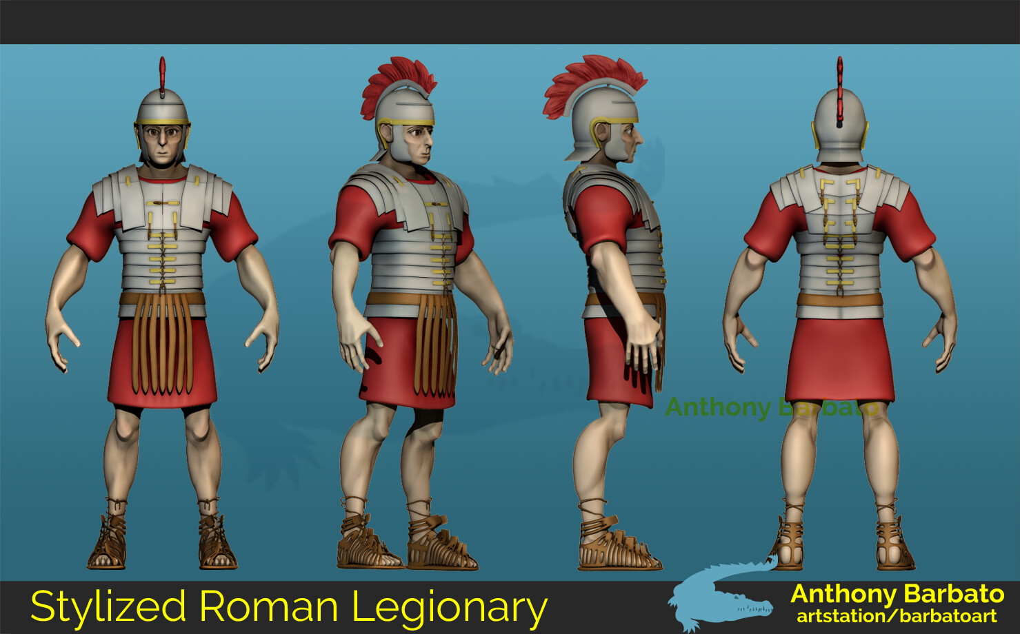 Anthony Barbato - Stylized Roman Legionary