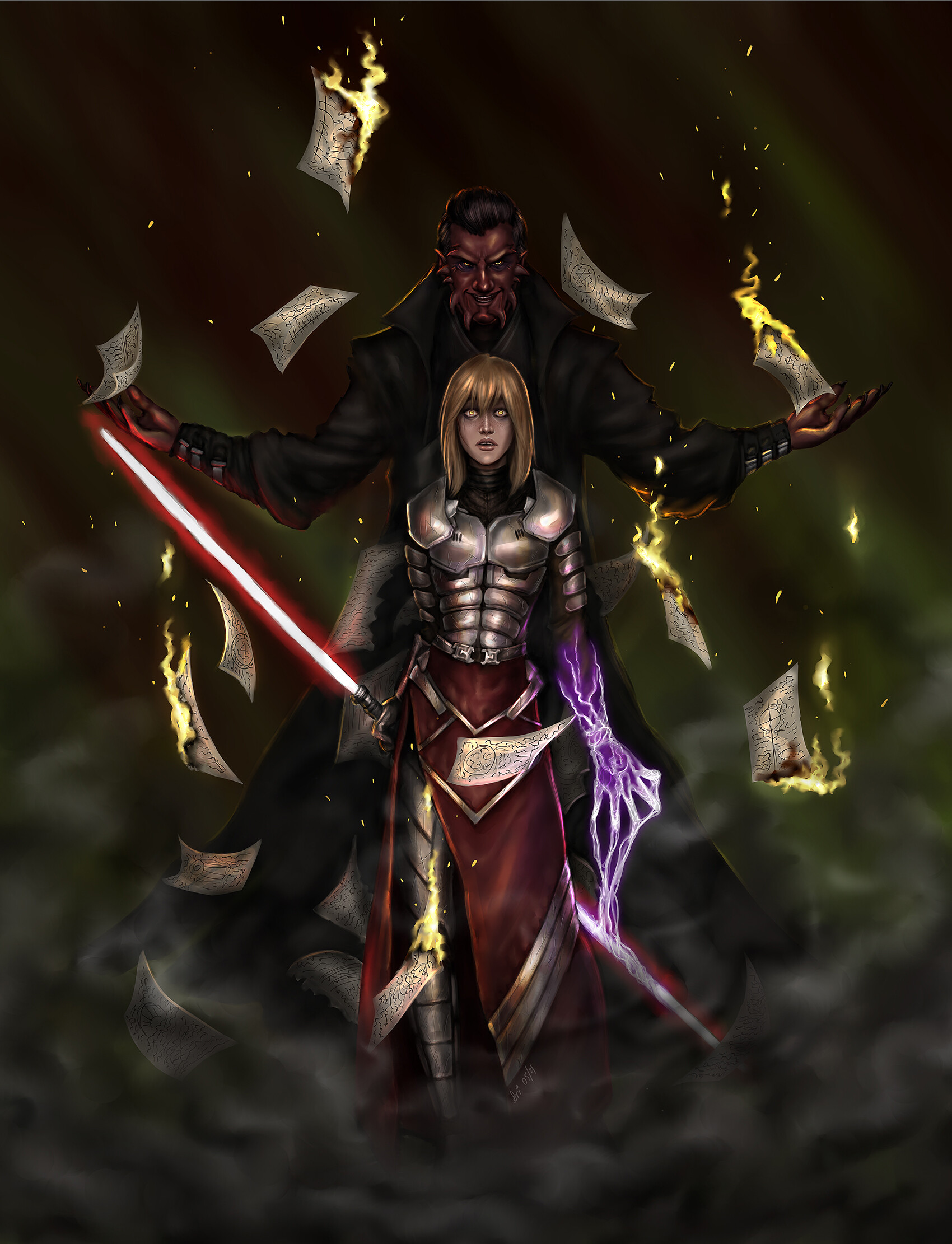 ArtStation - Commission: Sith Lords