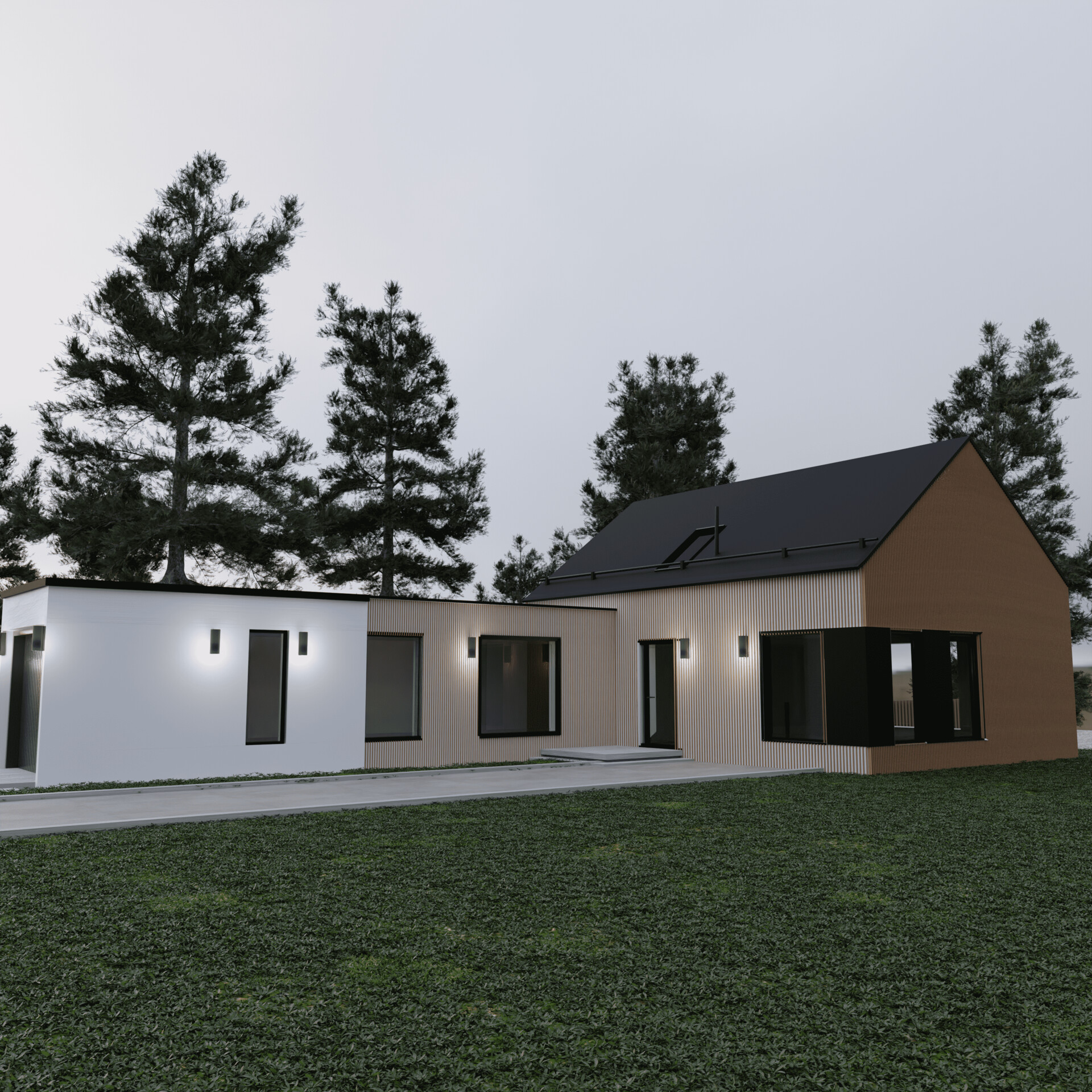 ArtStation - Overcast Villa