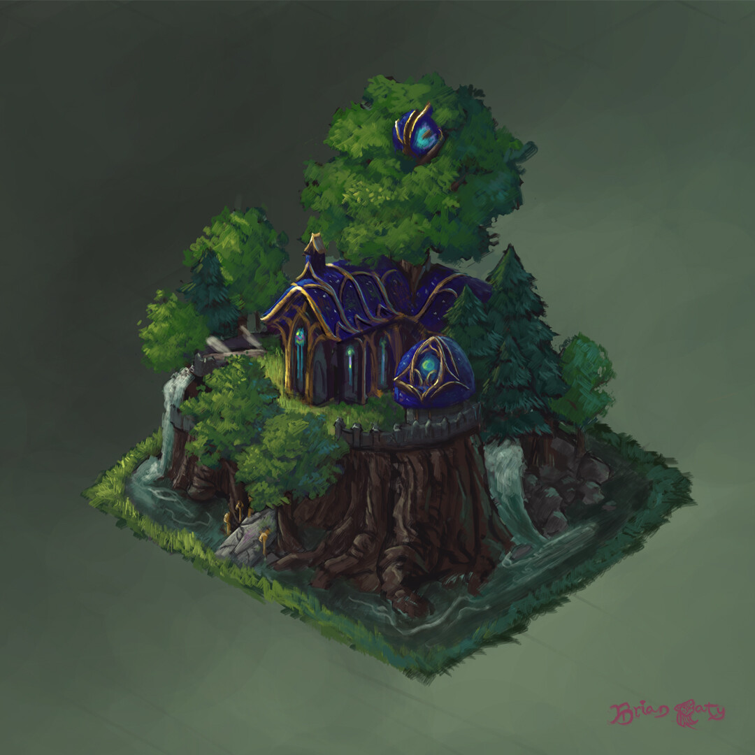 ArtStation - Elf Astronomy Tower