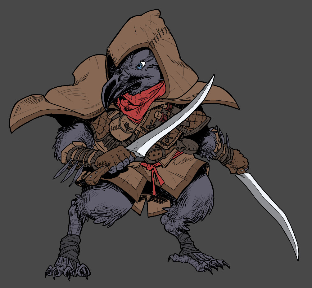 ArtStation - Kenku Rogue Thief