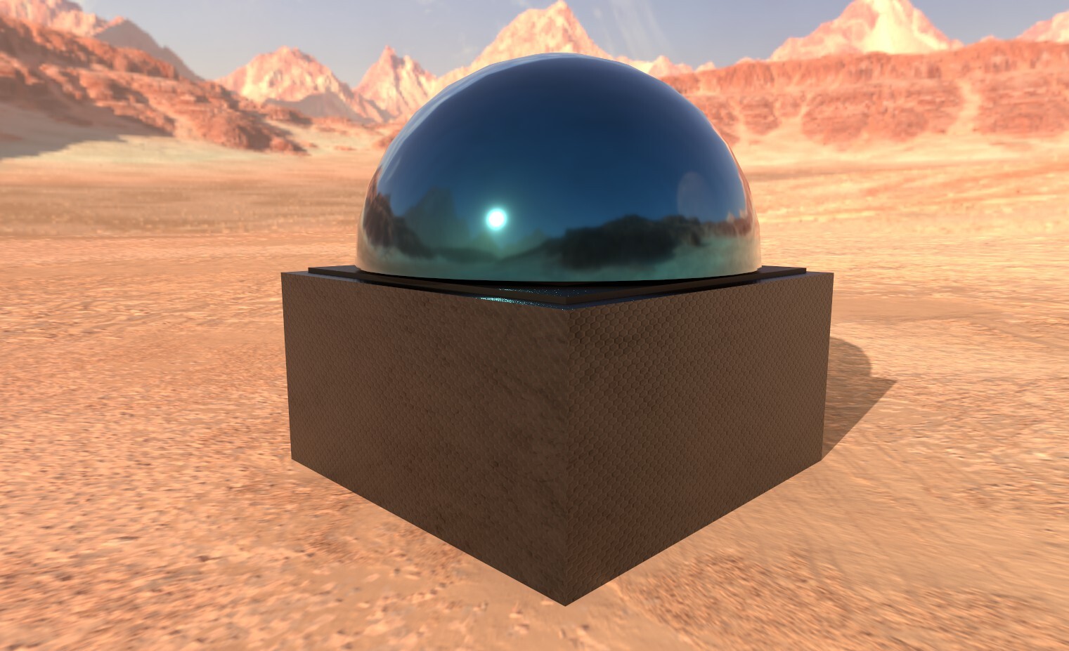 ArtStation - Walkway Dome Building