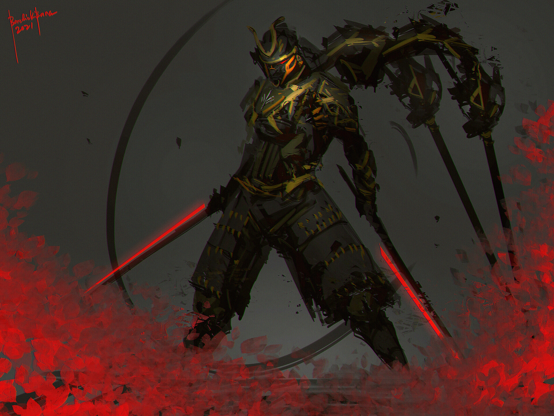 ArtStation - DARKFALL SAMURAI
