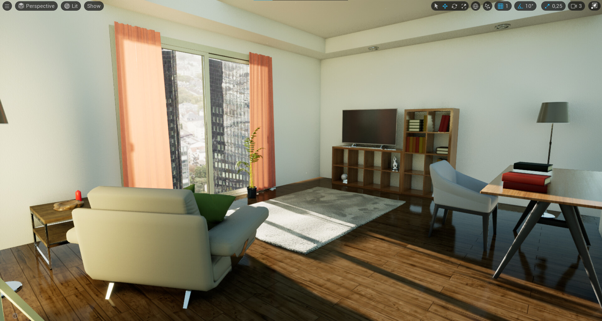 ArtStation - Architectural Visualization Bedroom - Unreal Engine 5