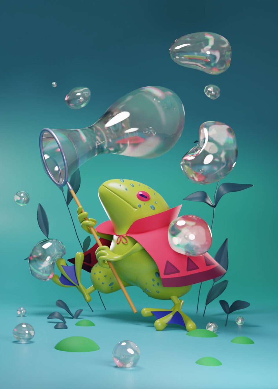 ArtStation - A frog