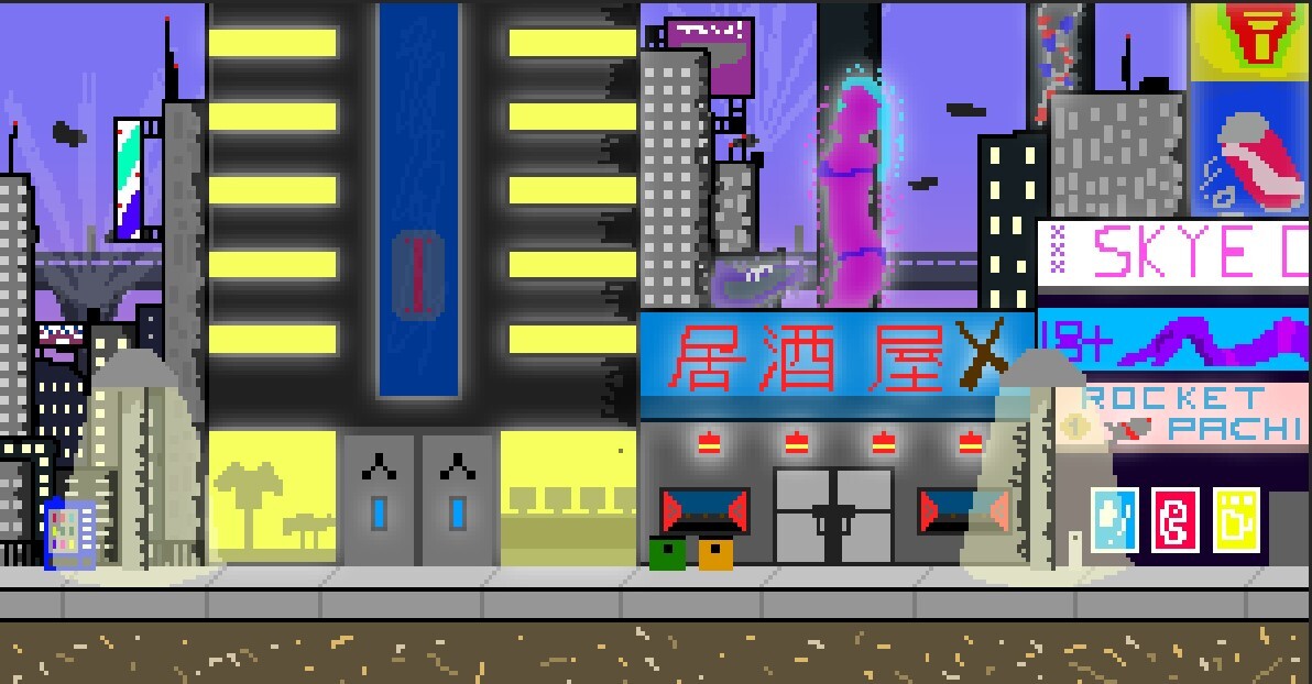 ArtStation - 300 x 170 Pixel Cyber City