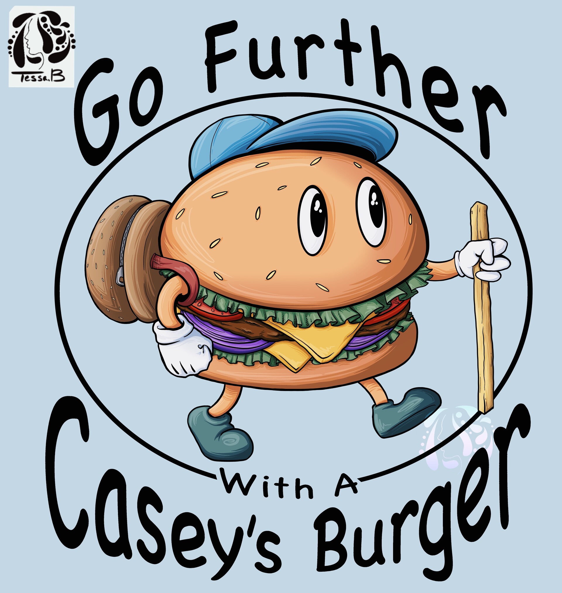ArtStation - Casey's Caboose Burger Character
