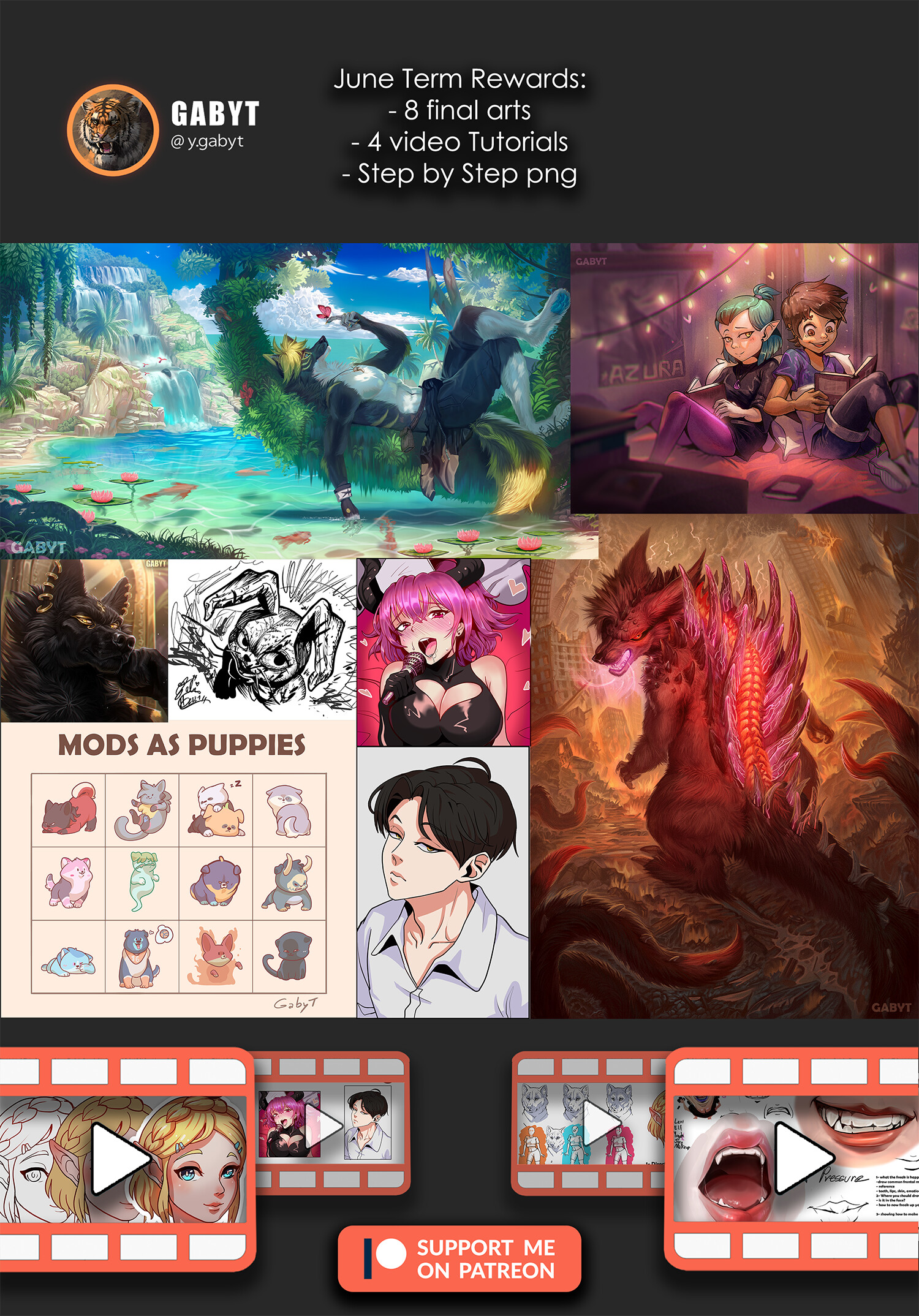 ArtStation - Patreon Gallery - June