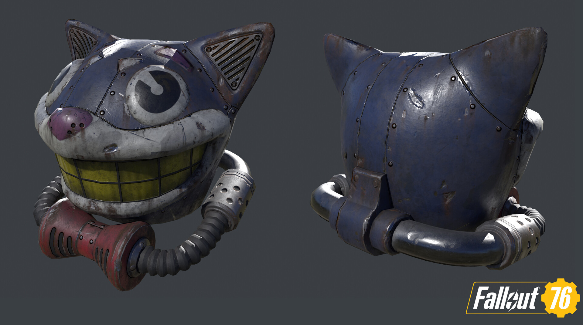 ArtStation - Fallout 76 Mr.Fuzzy Helmet