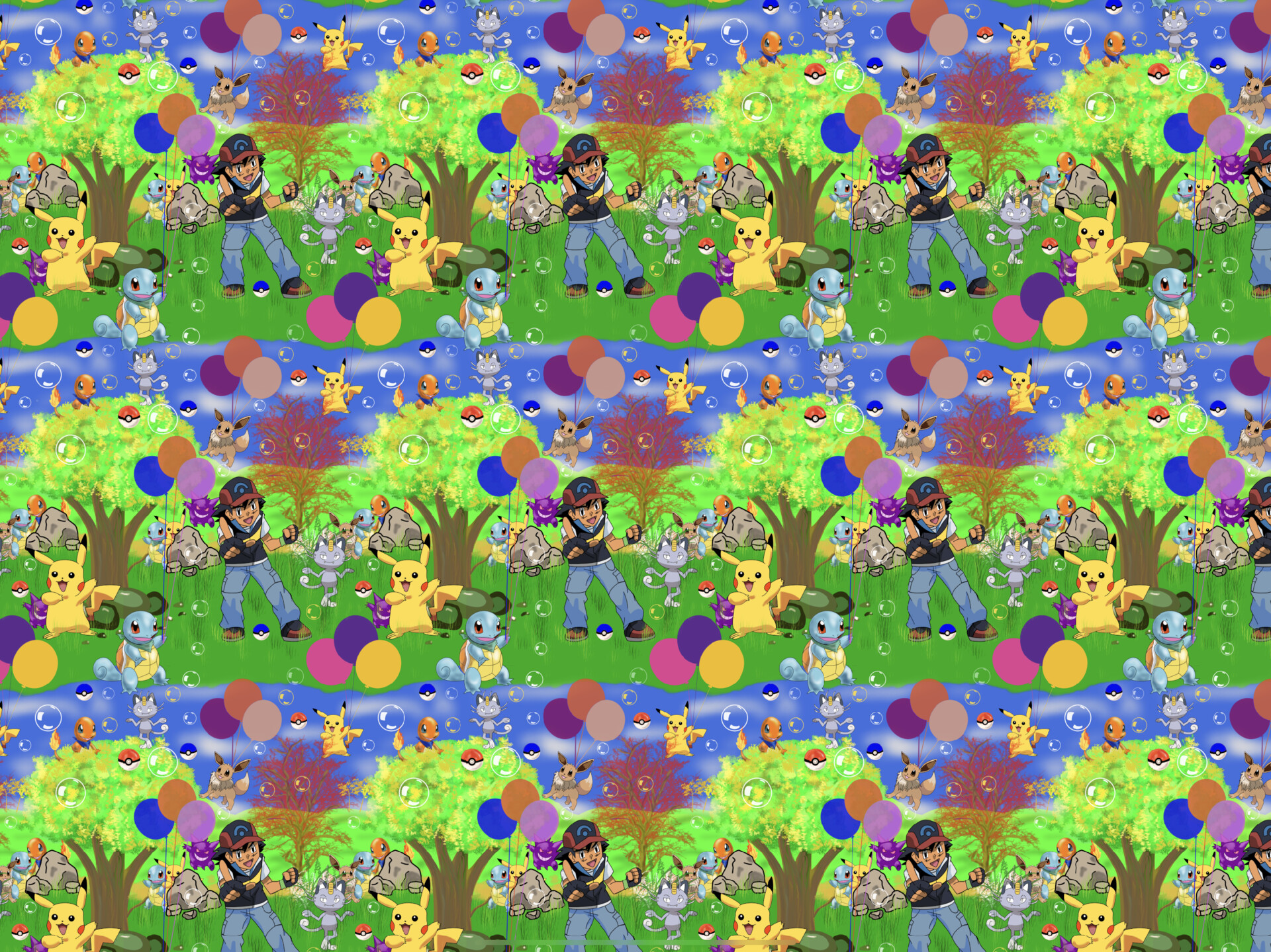 ArtStation - Pokémon seamless design