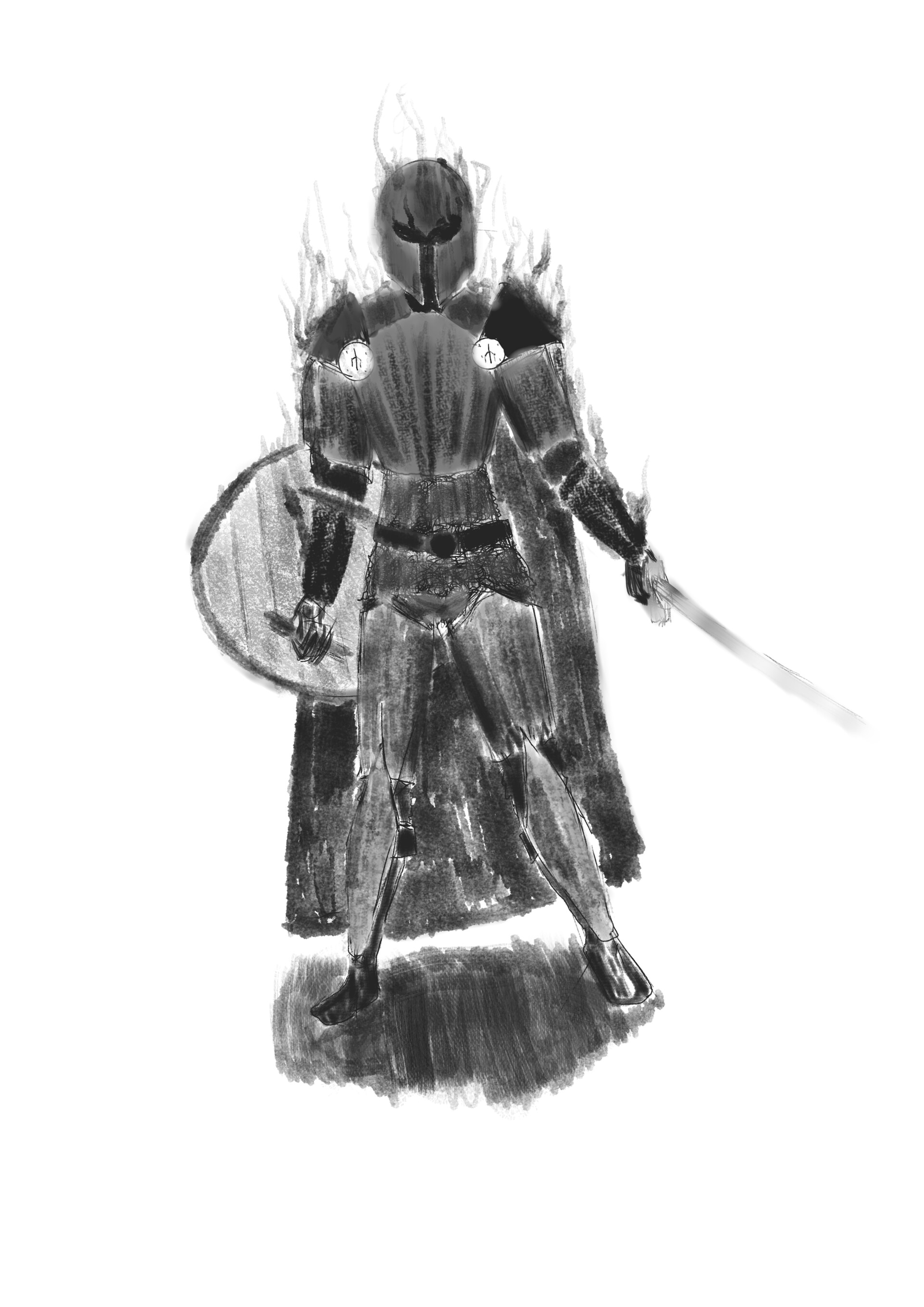 ArtStation - Art practice 2021-06-07/001 "Ethereal Knight"