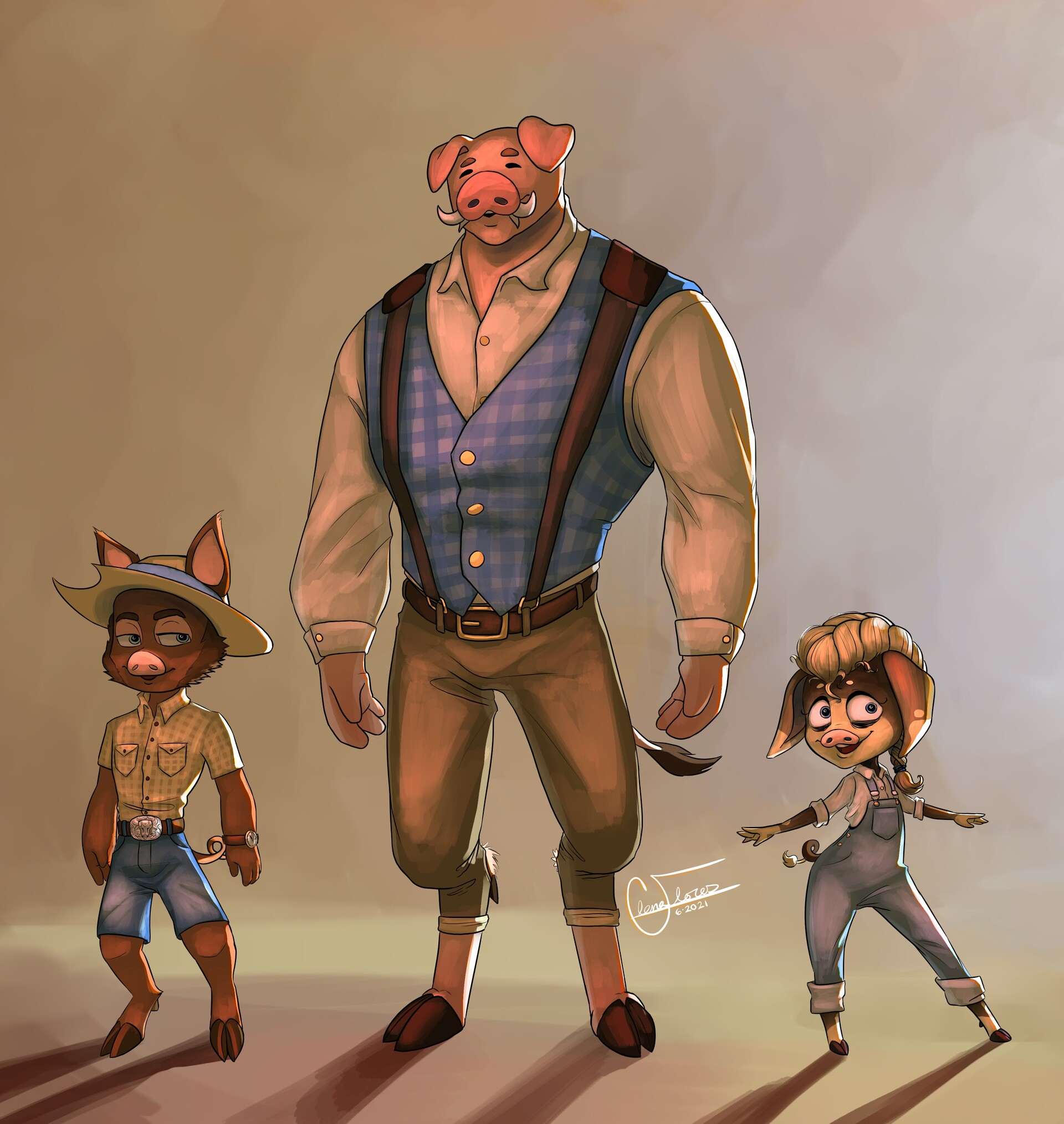 ArtStation - Branch, Brick, and Hayley