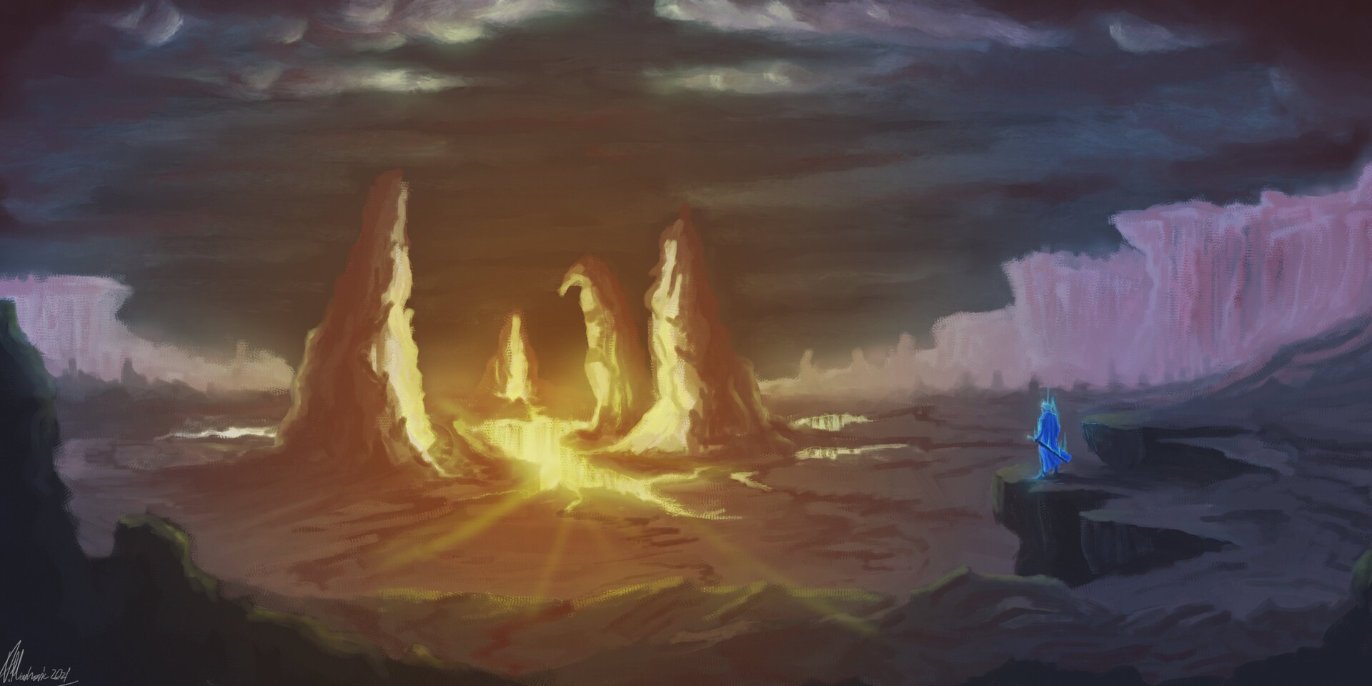 ArtStation - The Approaching Storm - Devil May Cry Fan art