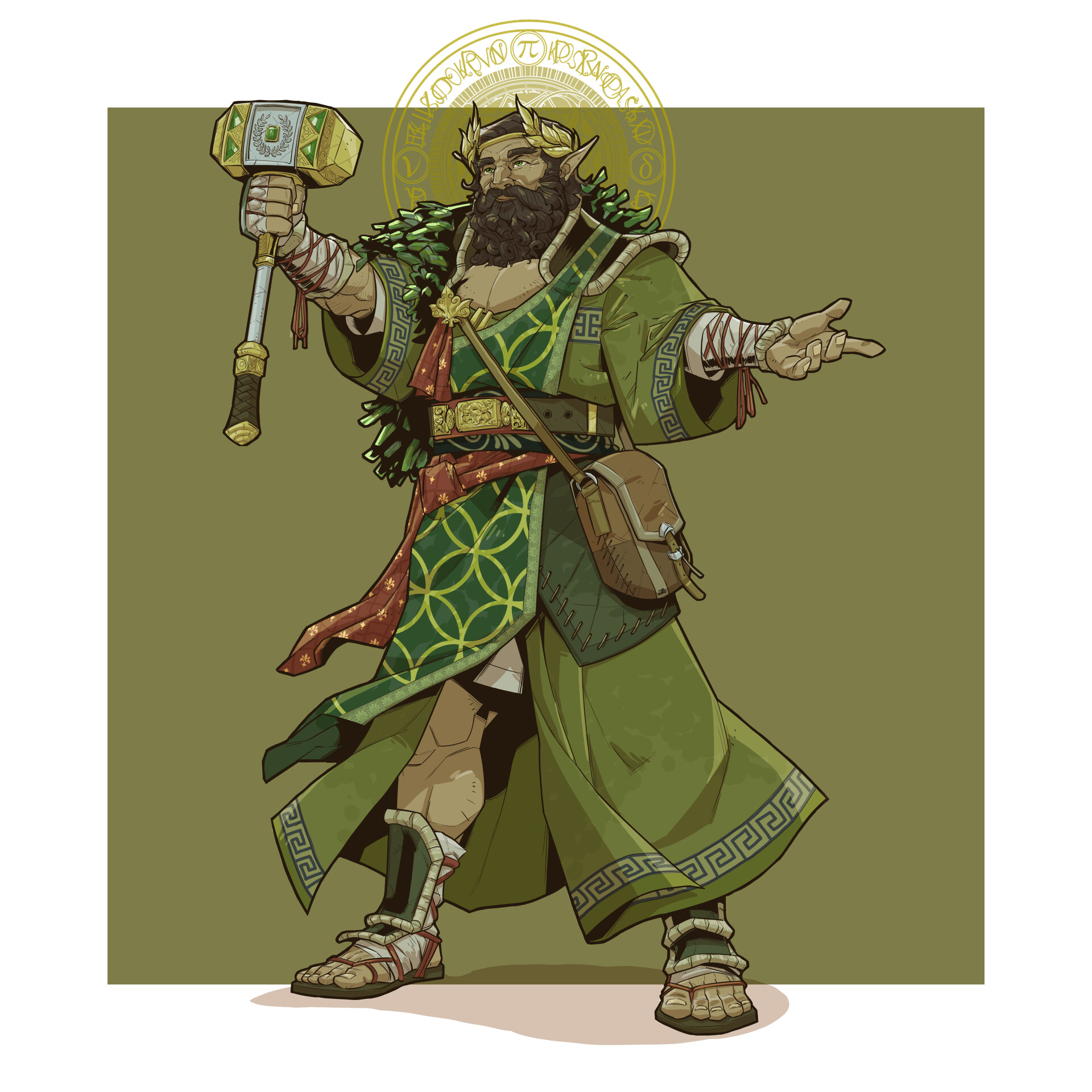 ArtStation - Fallen Elven Druid God