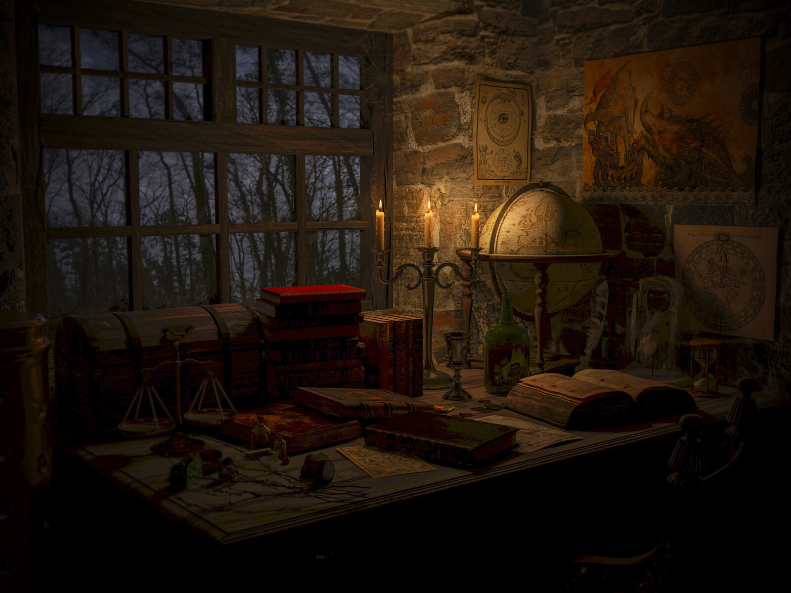 Olga Antonova - Wizard's cabin