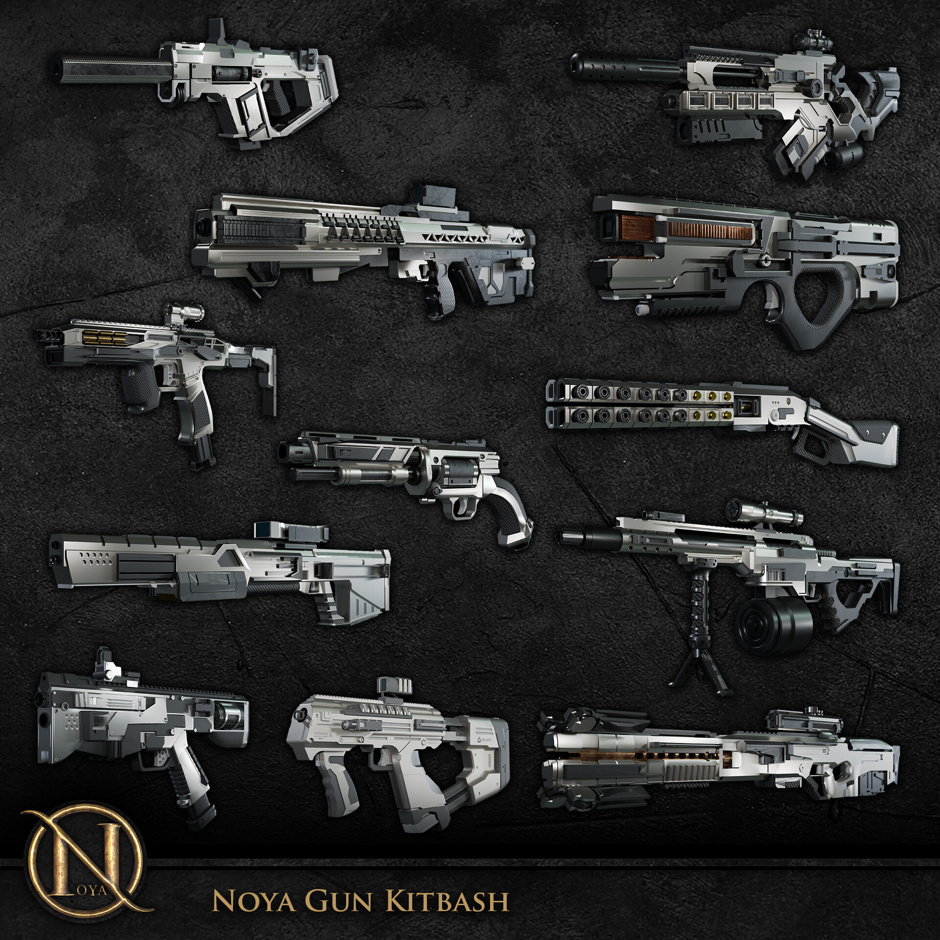 ArtStation - Noya Gun Kitbash