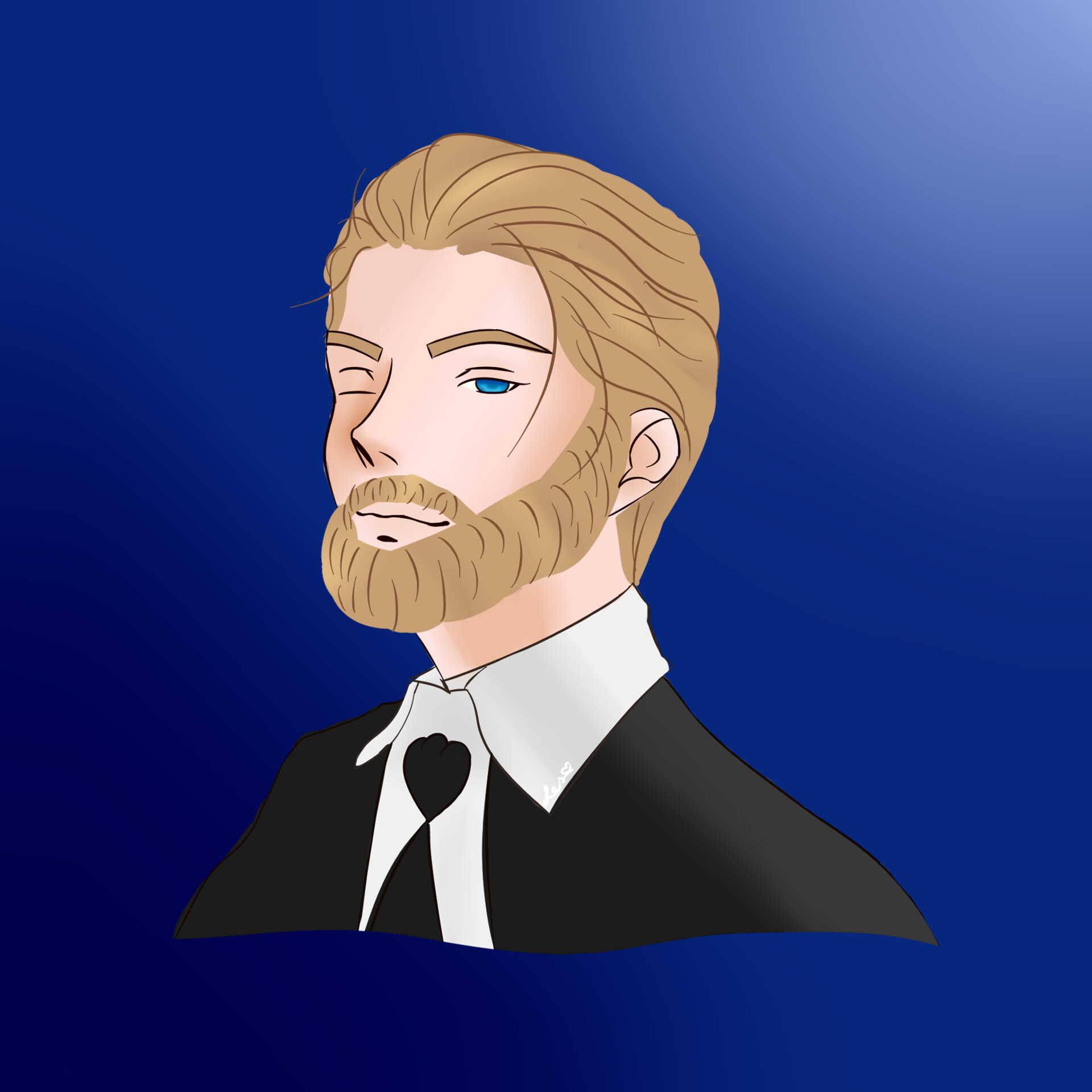 ArtStation - King Arthur from Smite in a suit!