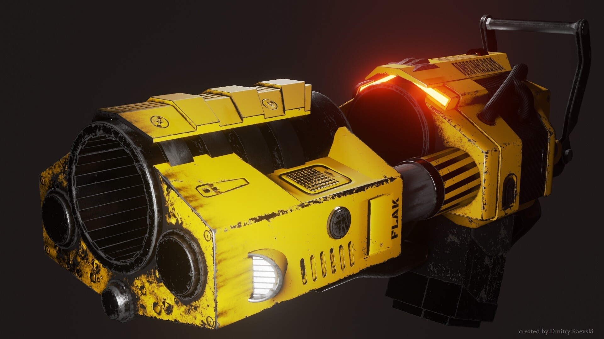 ArtStation - Flak cannon 2