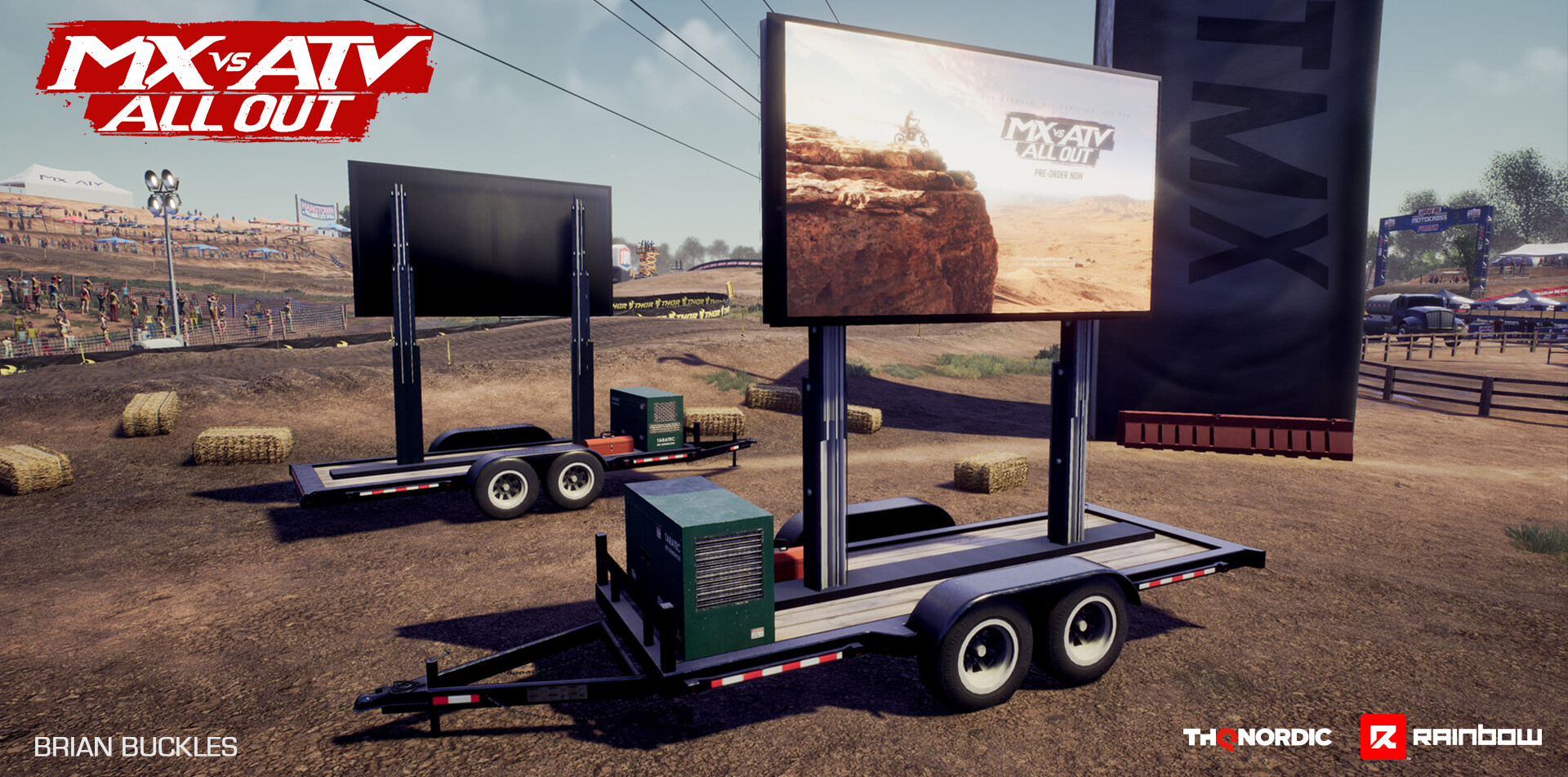 ArtStation - Mobile Video Sign Board