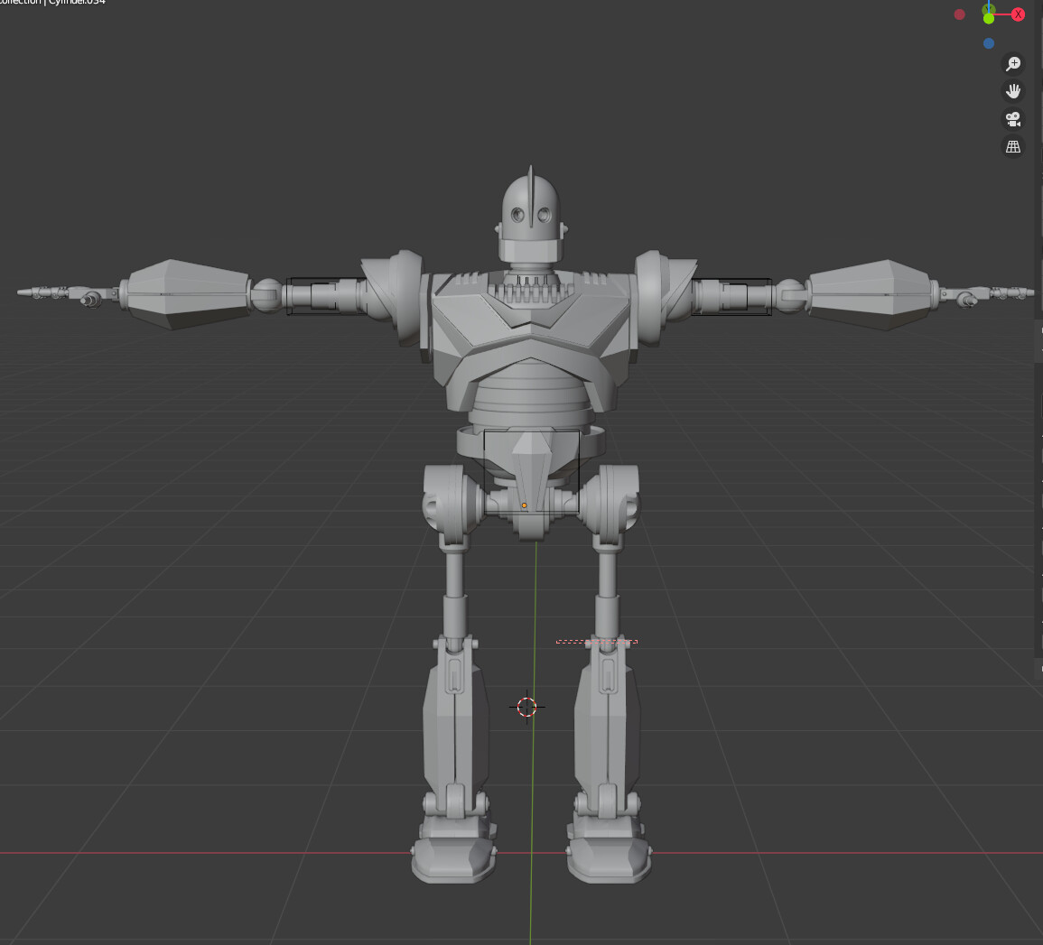 ArtStation - Iron Giant in Blender for practice