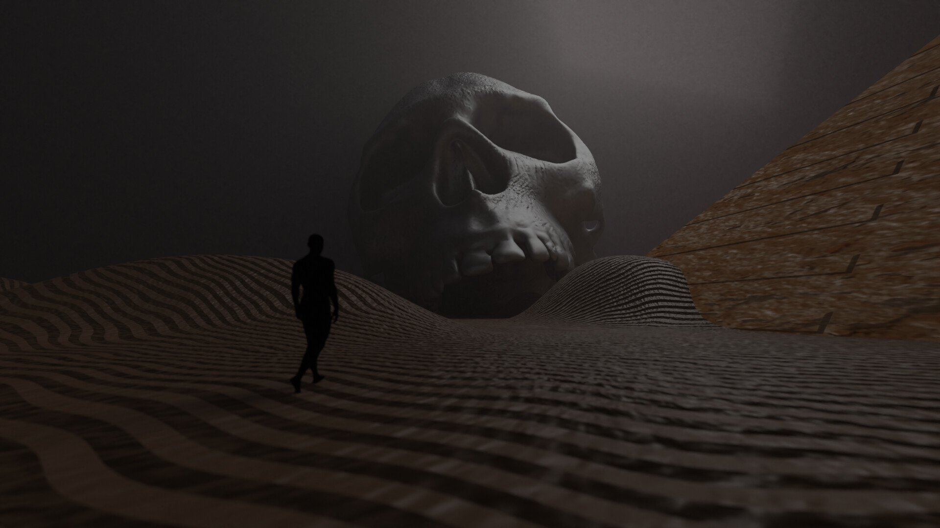 ArtStation - Lonely Walk on Dunes