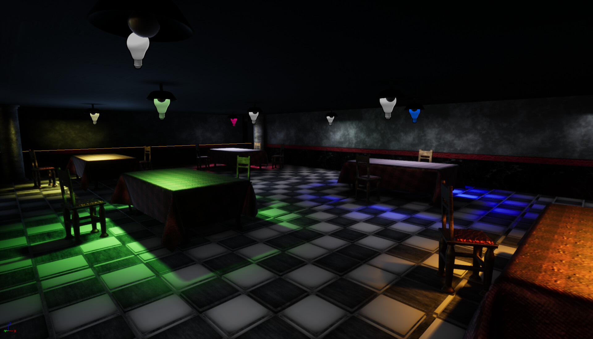 ArtStation - A Hallway Inspired by a Horror Game