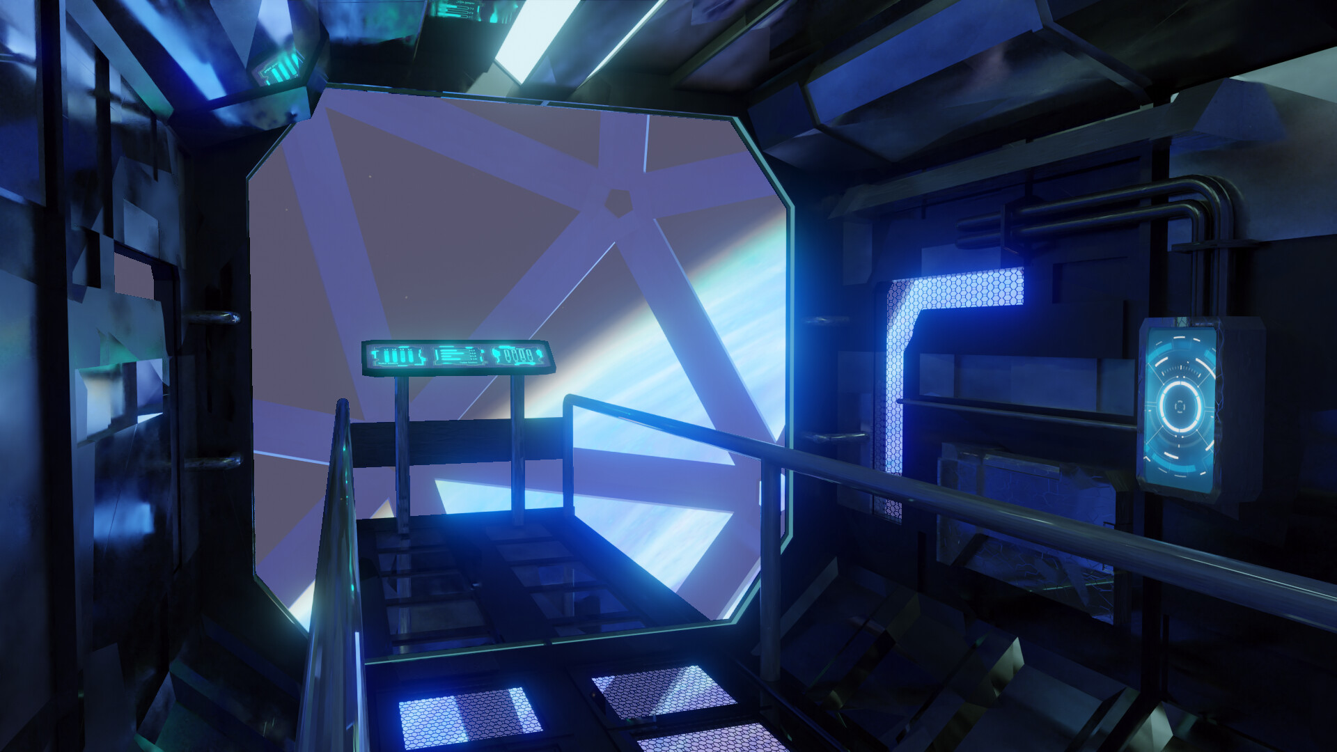 ArtStation - Space Hallway