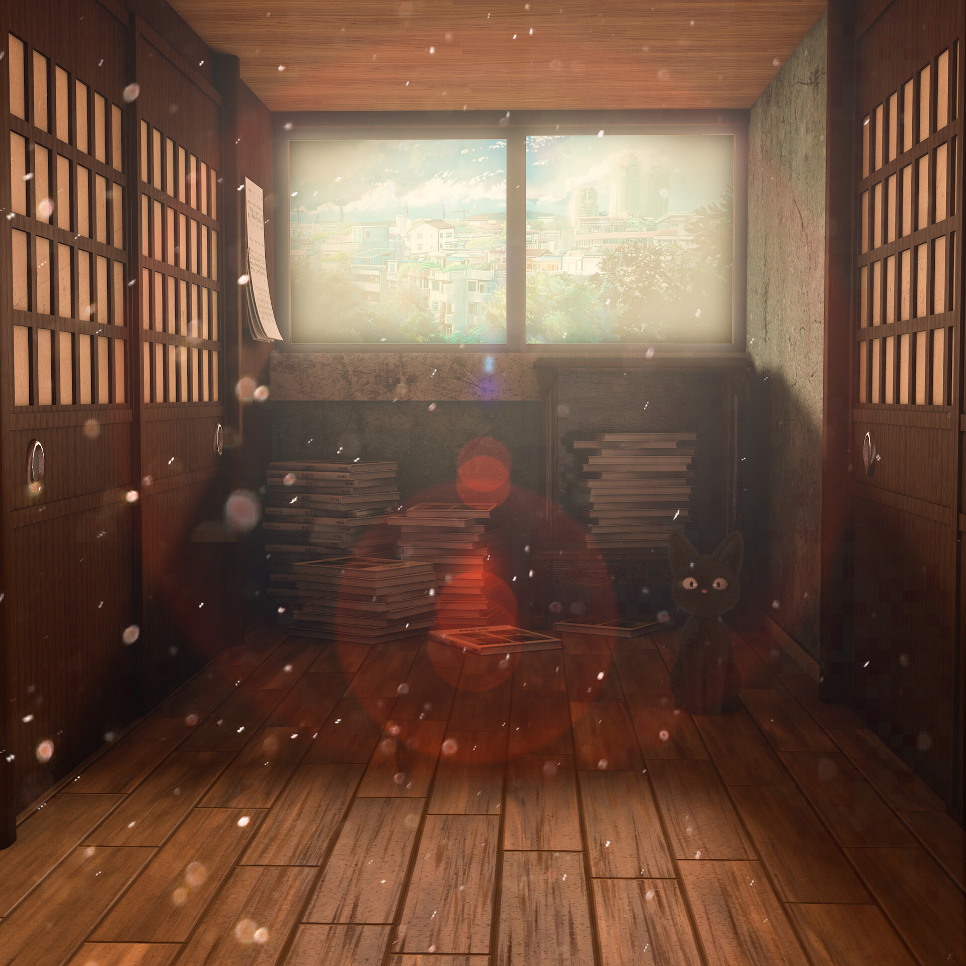 ArtStation - Japanese corridor