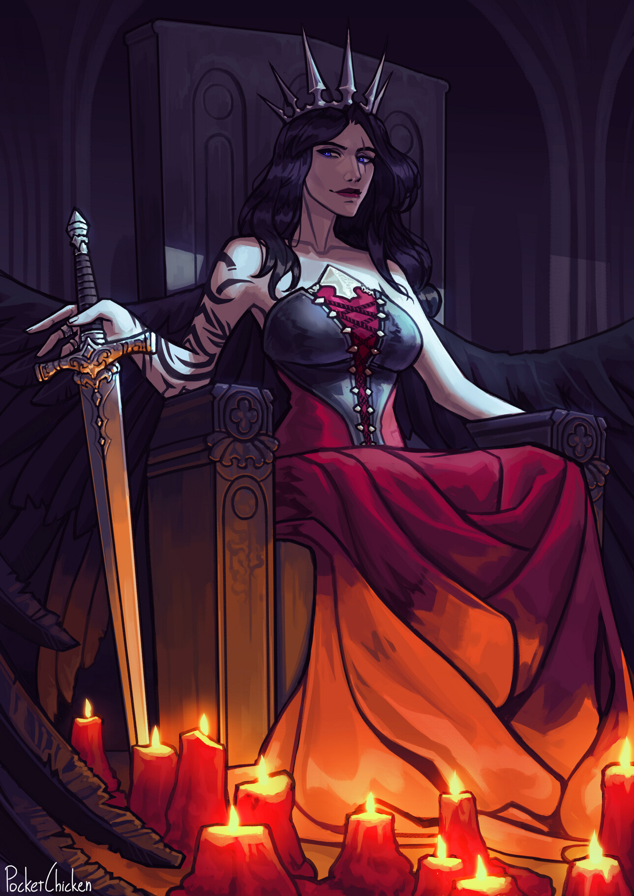 ArtStation - A Winged Queen