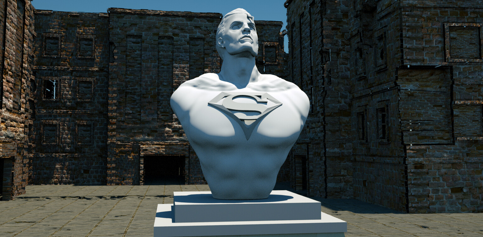ArtStation - Superman Monument