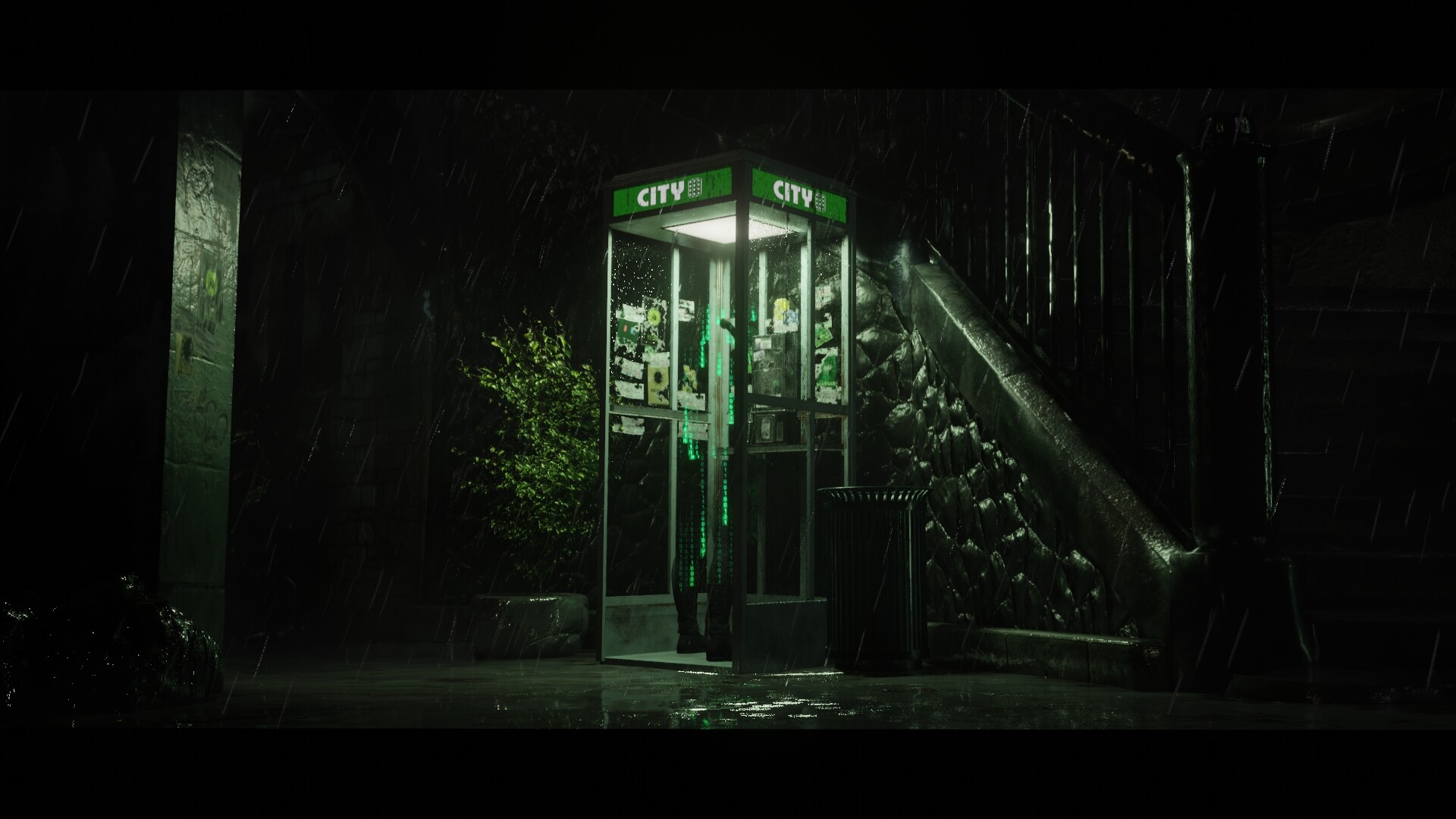 ArtStation - The Matrix Telephone Booth