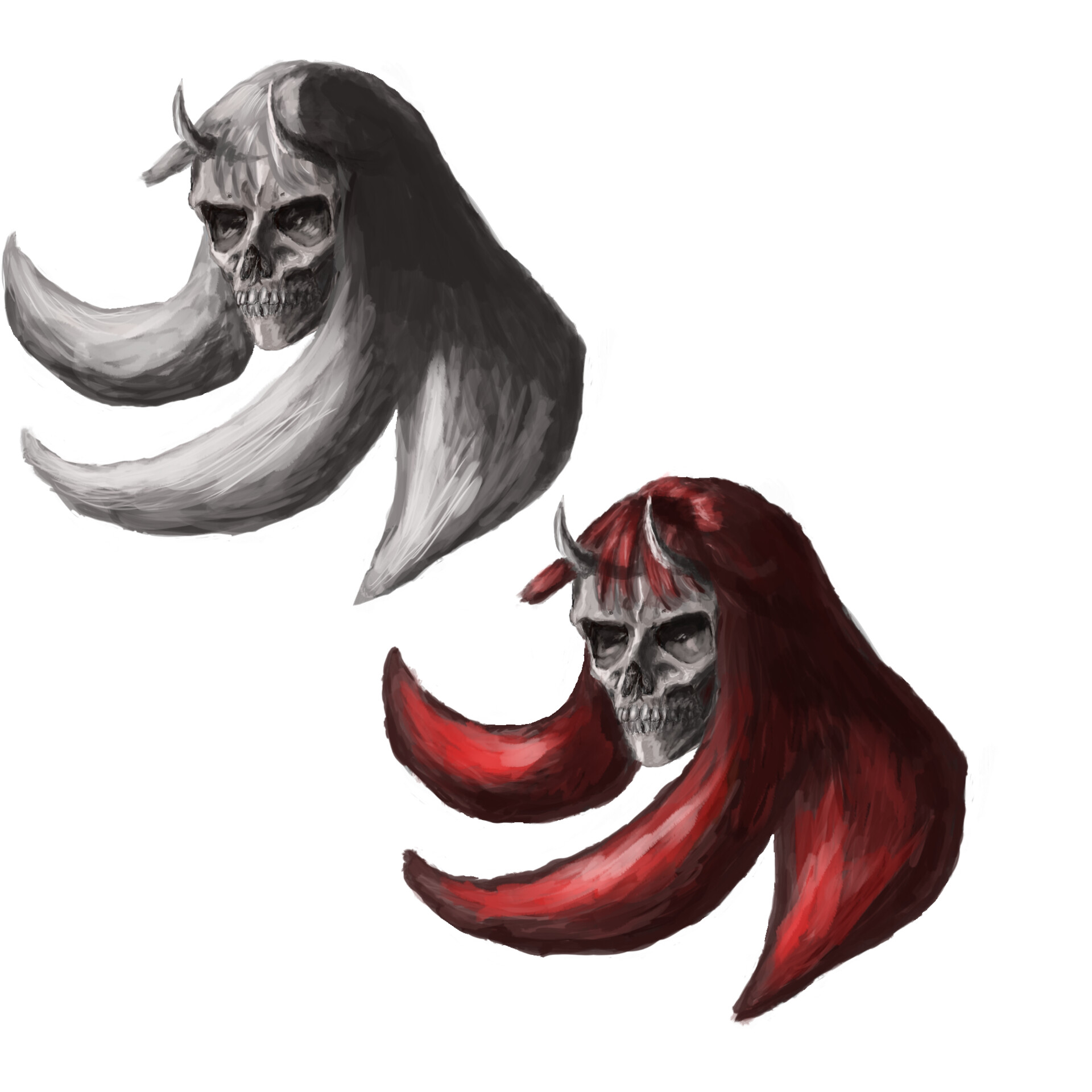 ArtStation - Demon Skull