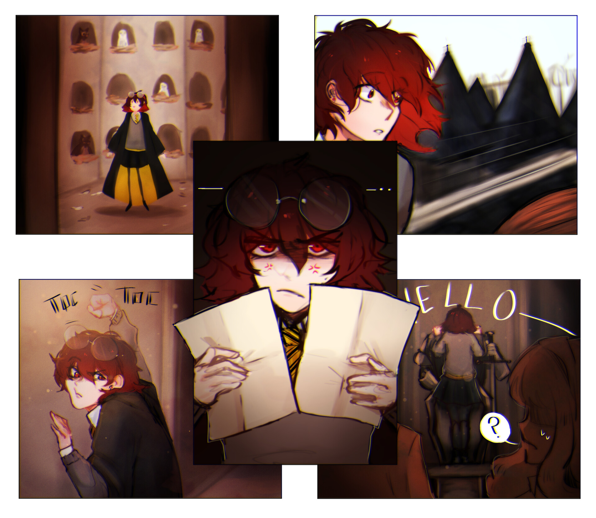 ArtStation - EXPLORING HOWGARTS - FAN OC