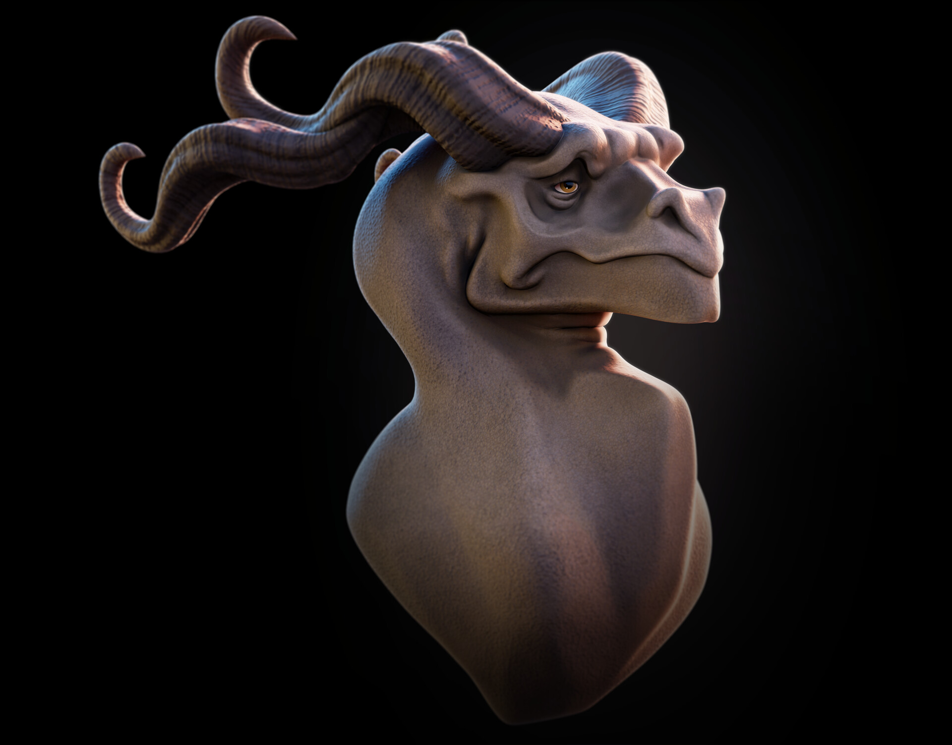 ArtStation - Dragon Bust