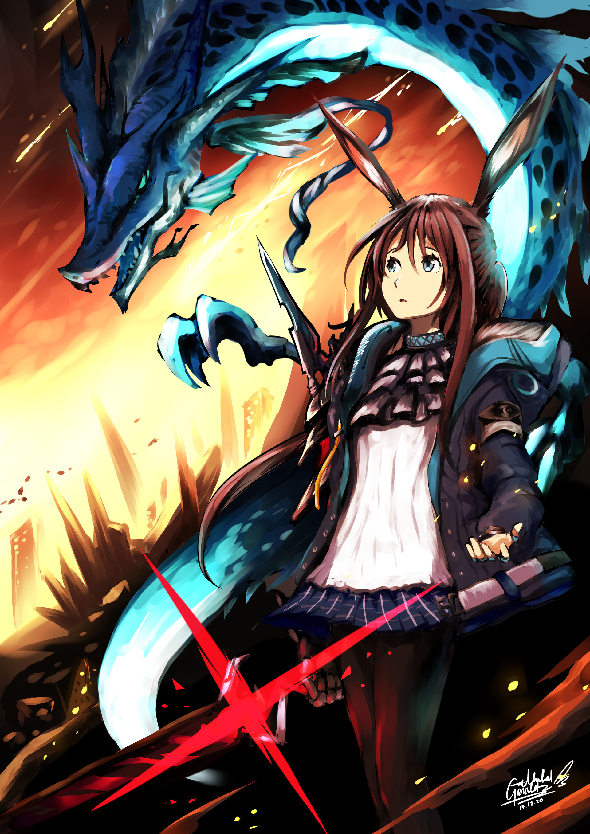 ArtStation - Guard Amiya (Arknights)