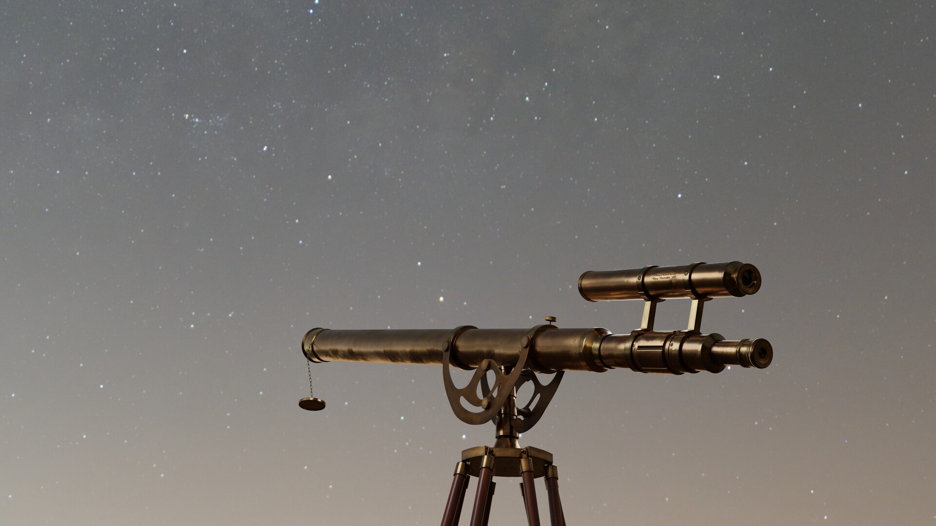 ArtStation - Prop modeling: Telescope